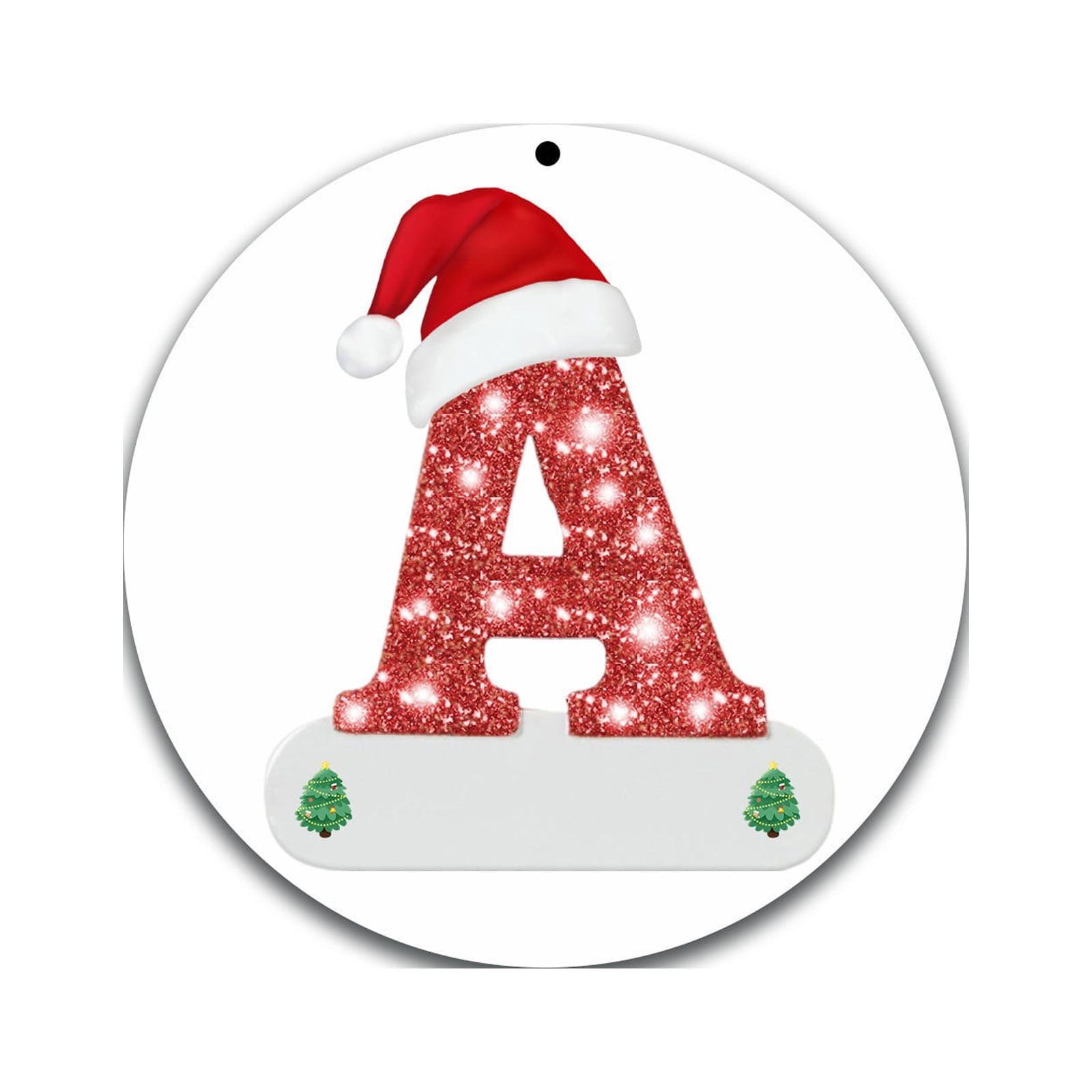 Herrnalise Christmas Letter Ornaments Wooden Christmas Tree Ornaments ...