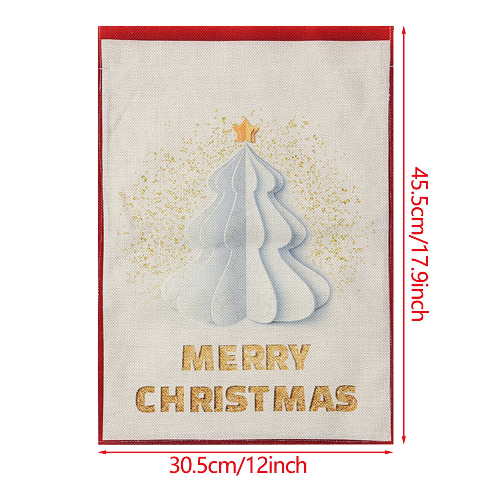 Herrnalise Christmas Santa Snowman Garden Flag 12x18 Inch Double Sided ...