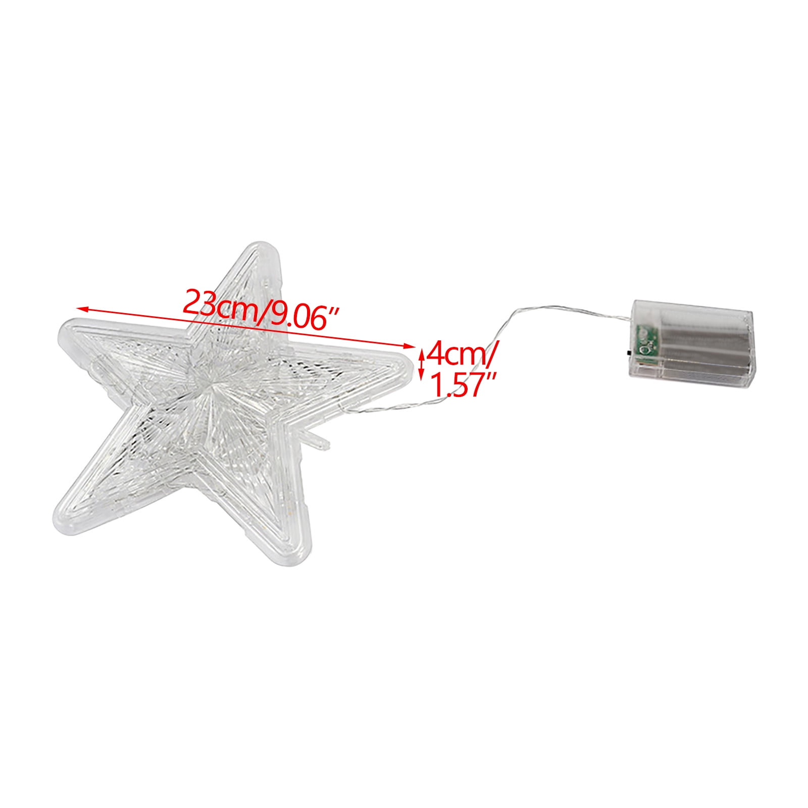 Herrnalise Christmas Star Tree Topper Lighted,Xmas Tree Topper with ...