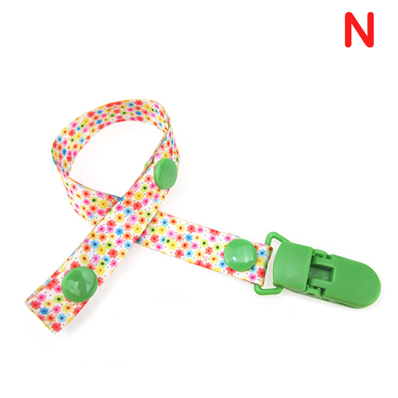 Herrnalise Cotton Linen Baby Pacifier Chain Clip Soother Nipple Guard ...