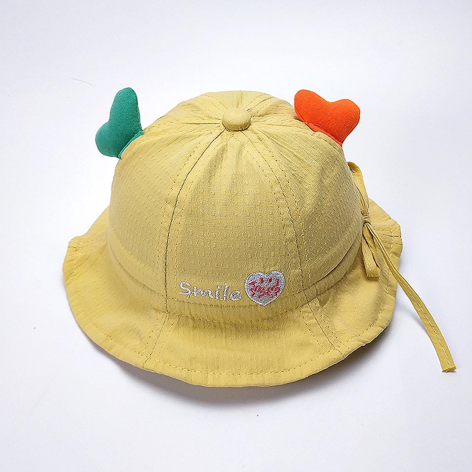 Herrnalise Cute Summer Bucket Hat Outdoor Unisex Kids Casual Children ...
