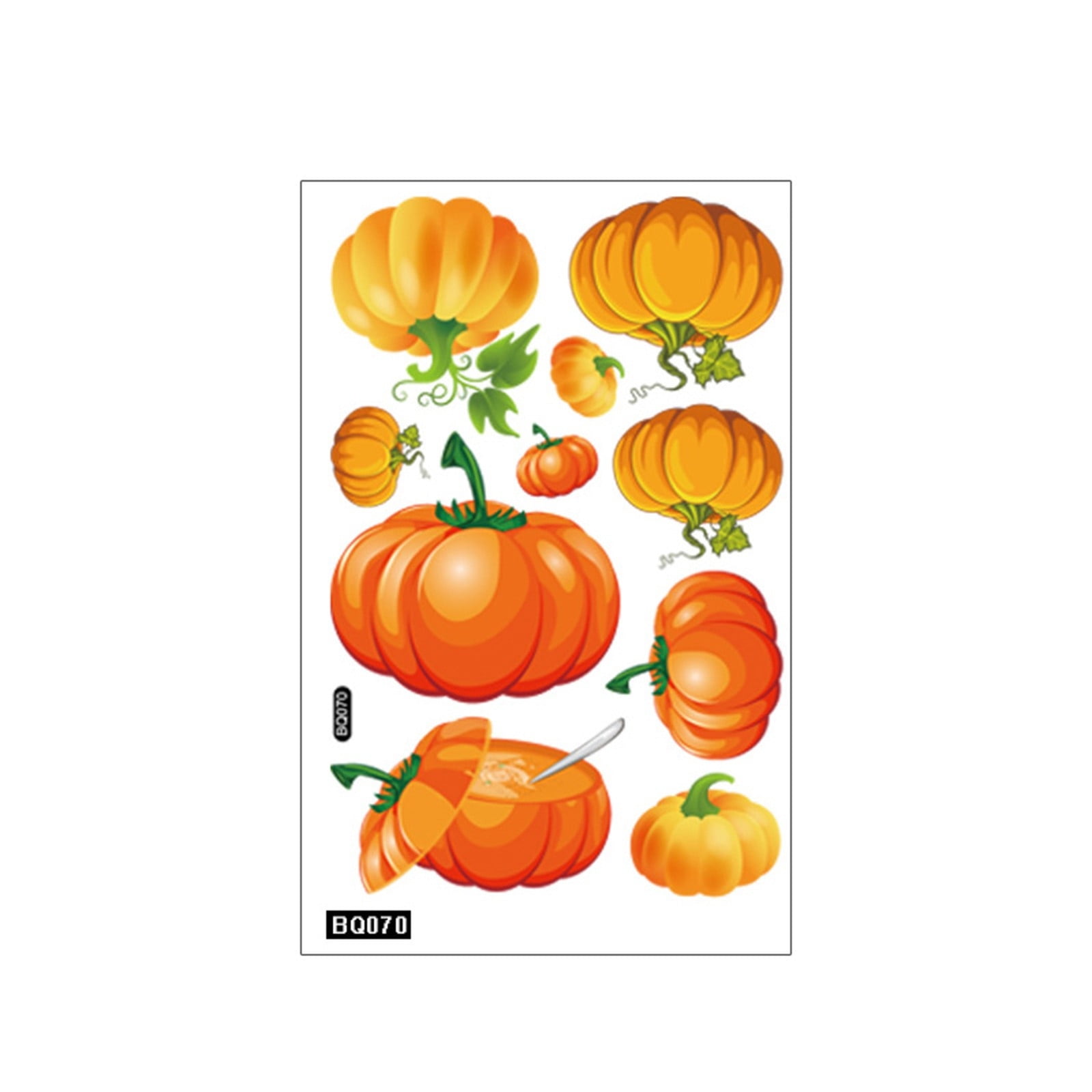 Herrnalise Fall Thanksgiving Window Clings Autumn Window Decals Maple ...