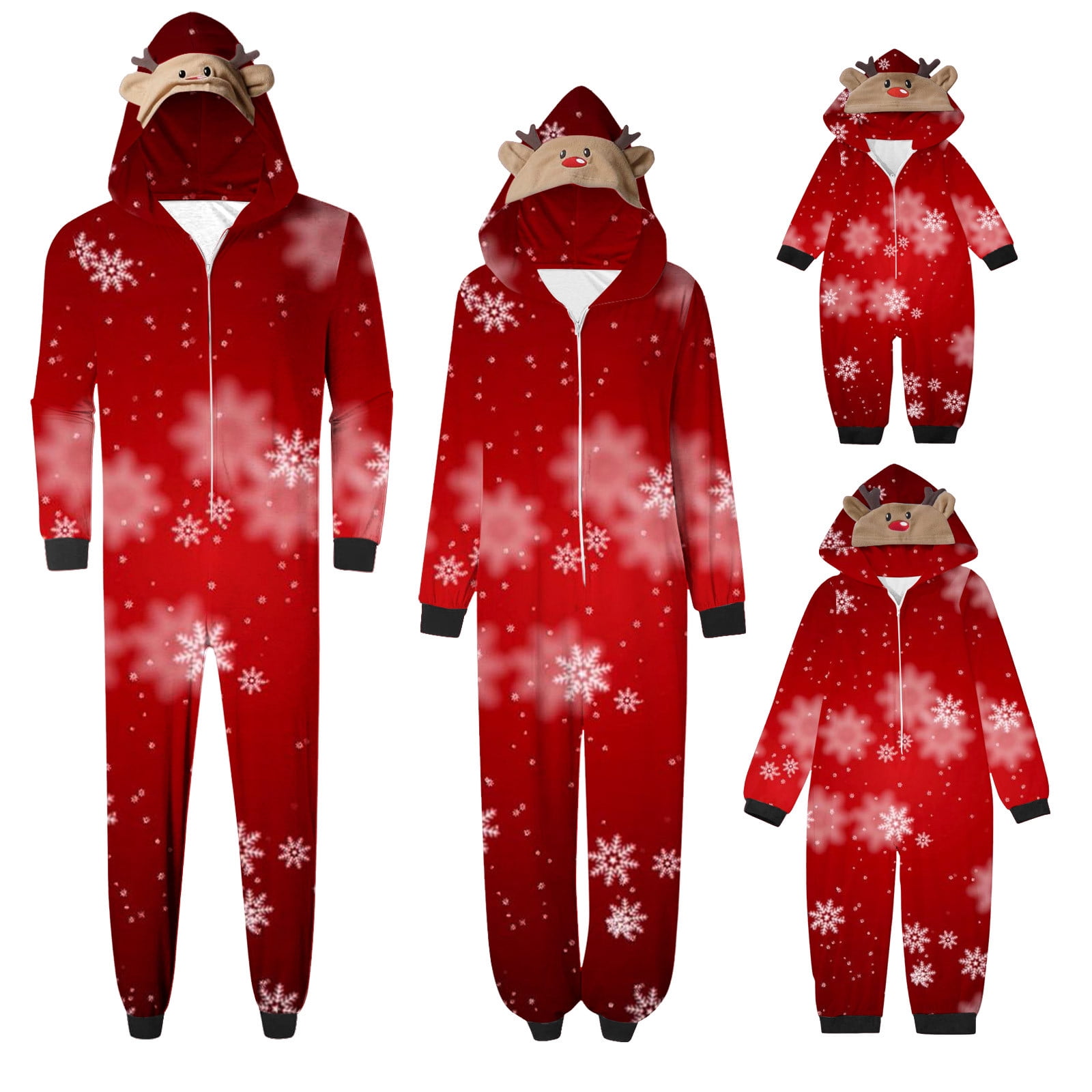 Herrnalise Family Christmas Pajamas Matching Sets Onesie Printed Long ...