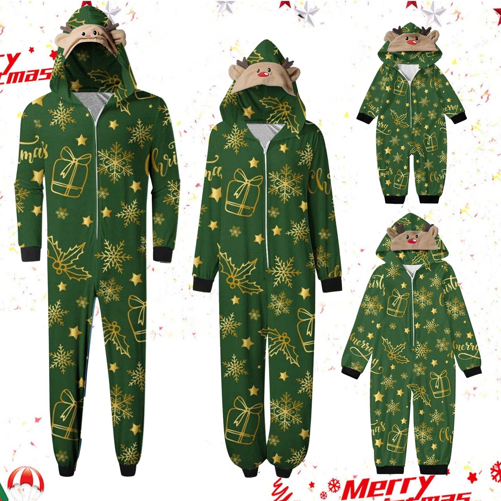 Herrnalise Family Christmas Pajamas Matching Sets Onesie Trendy Lattice ...