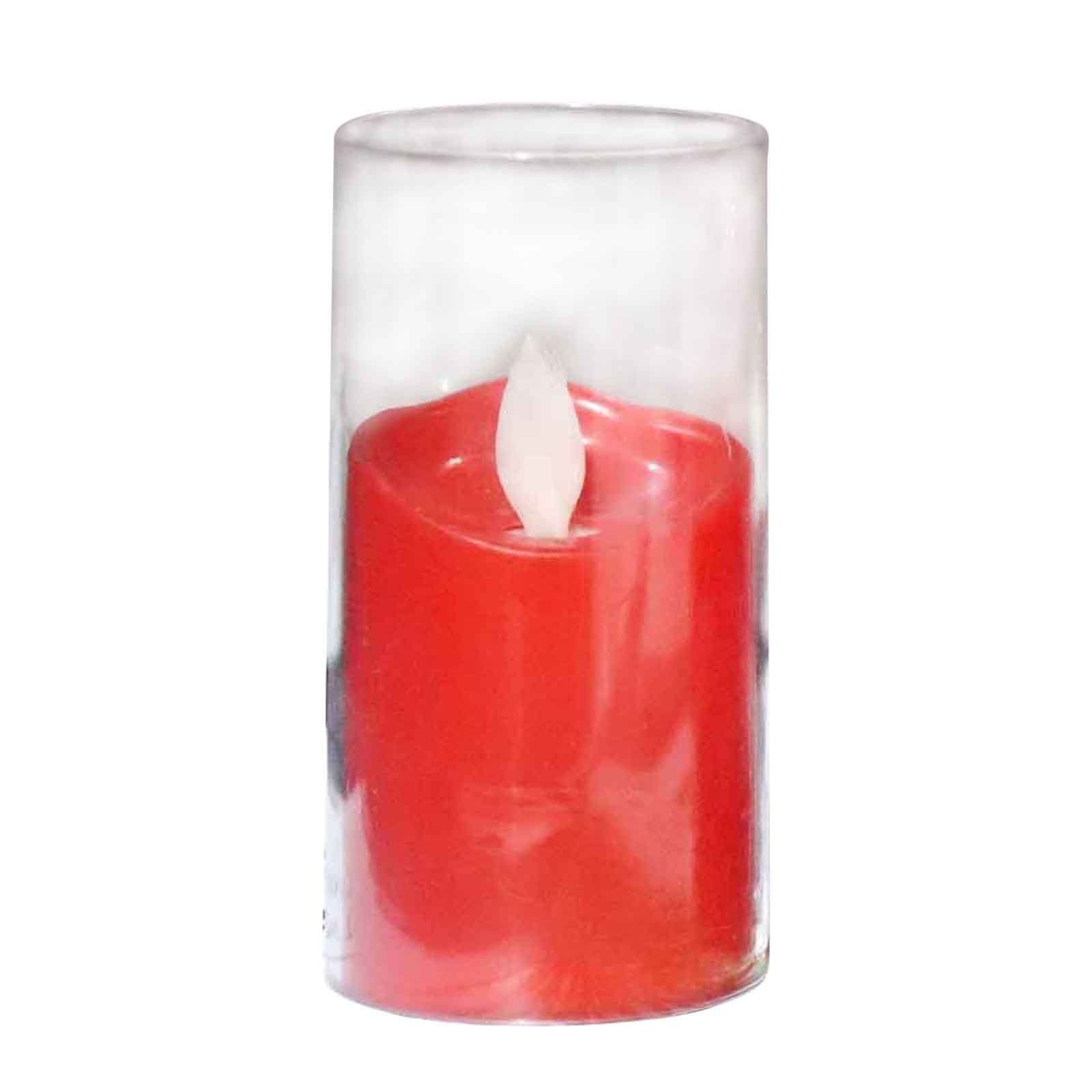 Herrnalise Flickering Flameless Candles Battery Operated Realistic ...