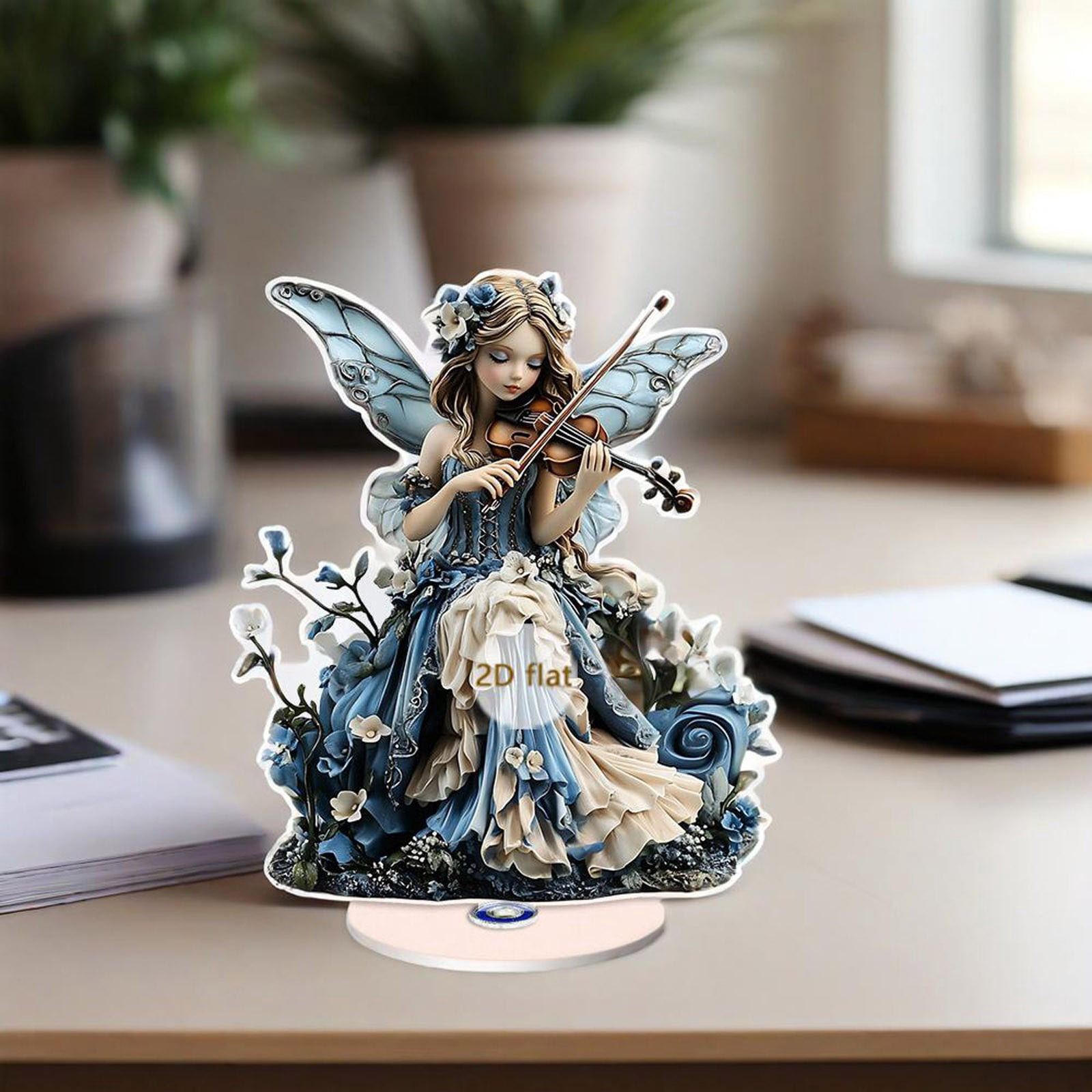 Herrnalise Garden Fairy Decor,Solar Outdoor Statues, Fairy Garden ...