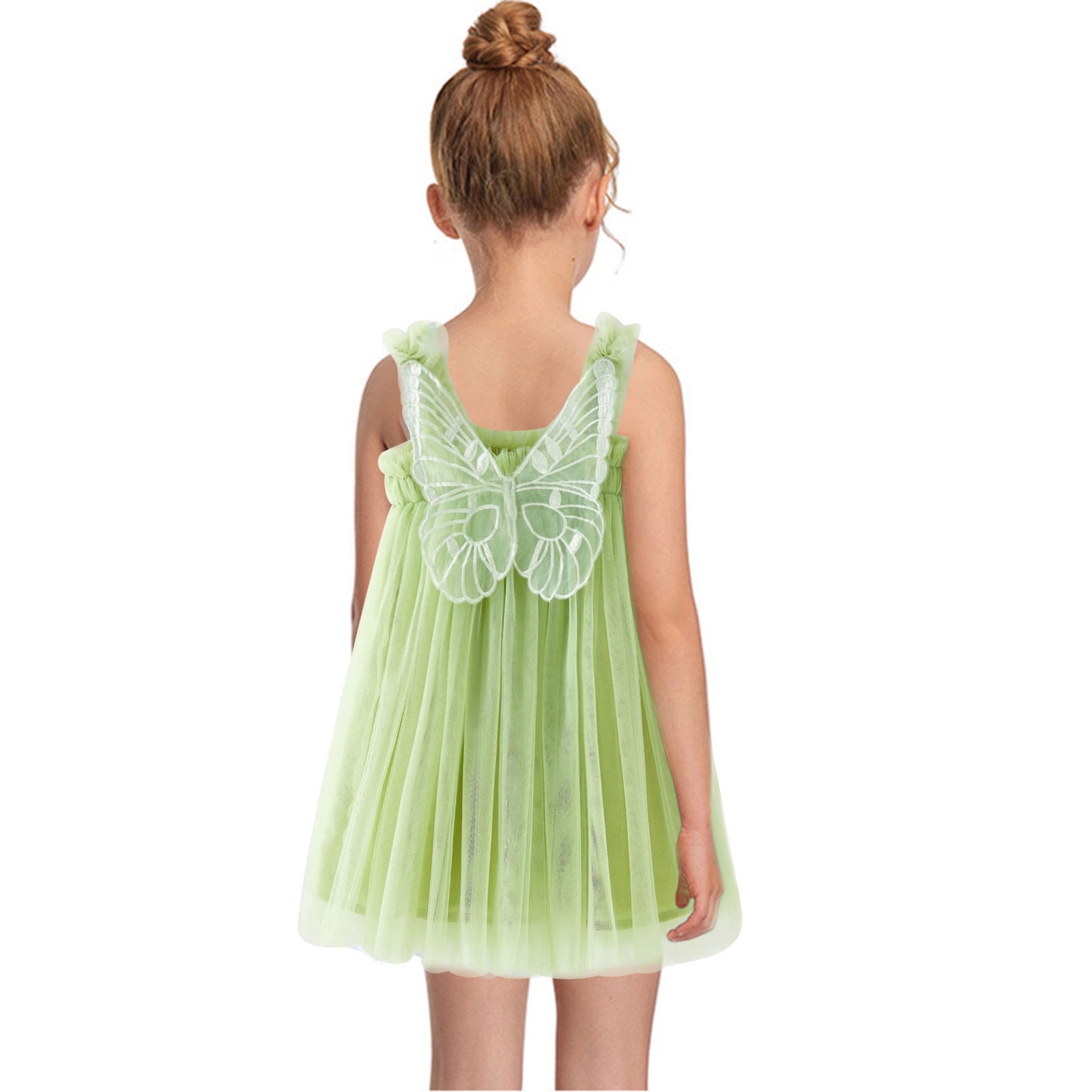 Herrnalise Girls and Toddler's dress Cute Butterfly wings Halter Dress ...
