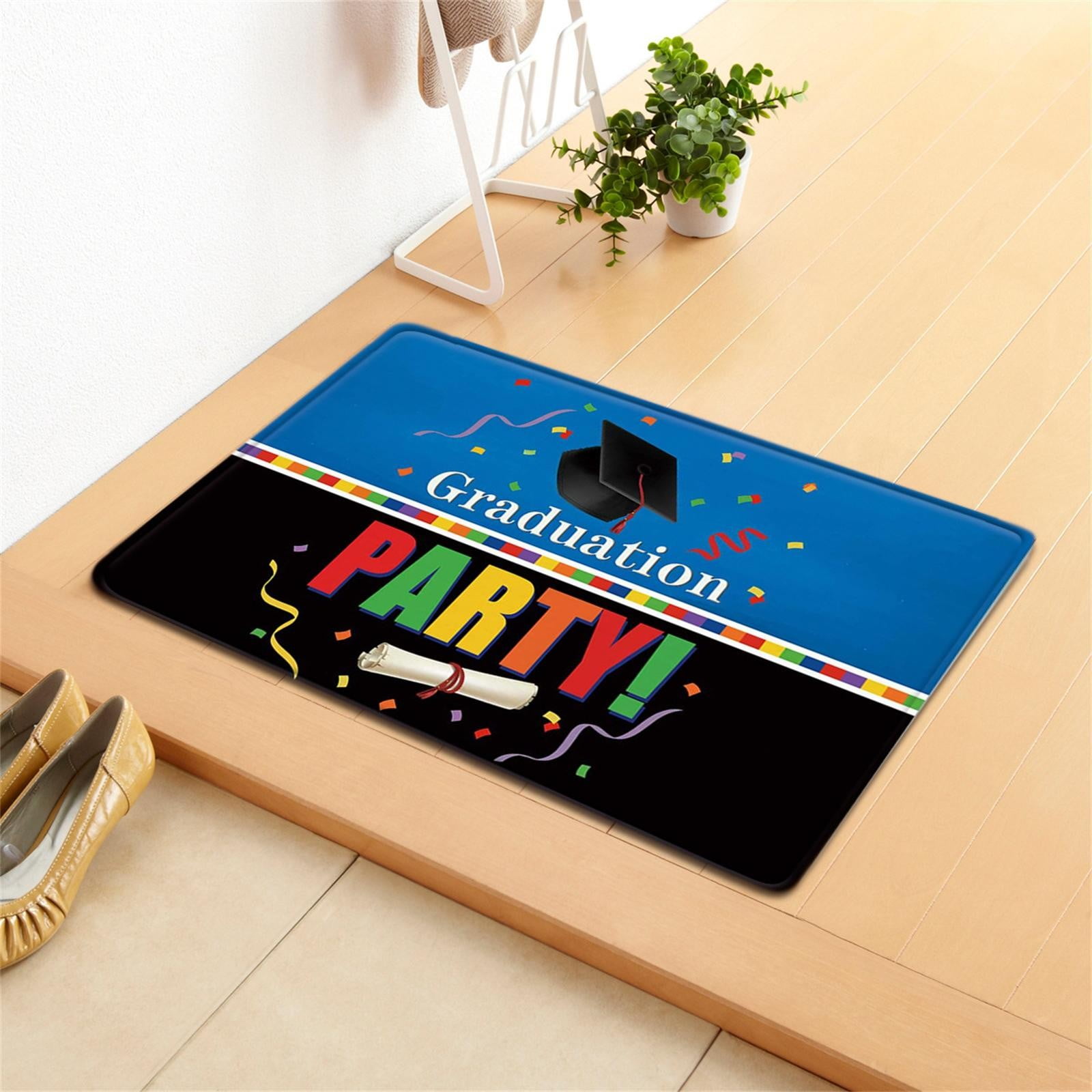Herrnalise Graduation Party Congratulations Welcome Mat Front Door Mat ...