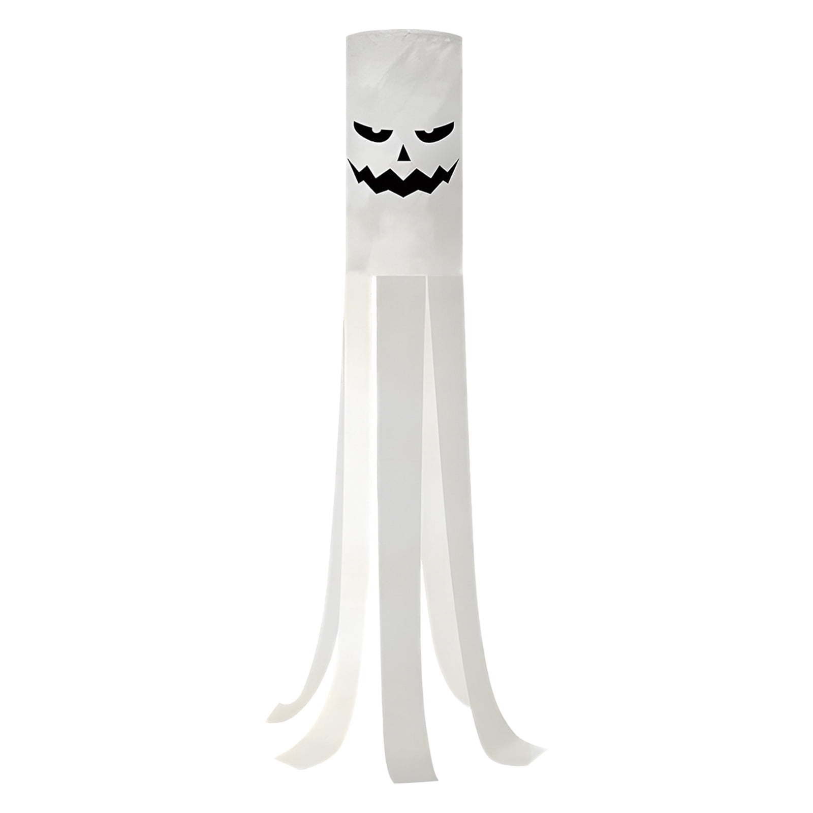 Herrnalise Halloween Ghost Windsock Flag with Lights,28 Inch Glow in ...