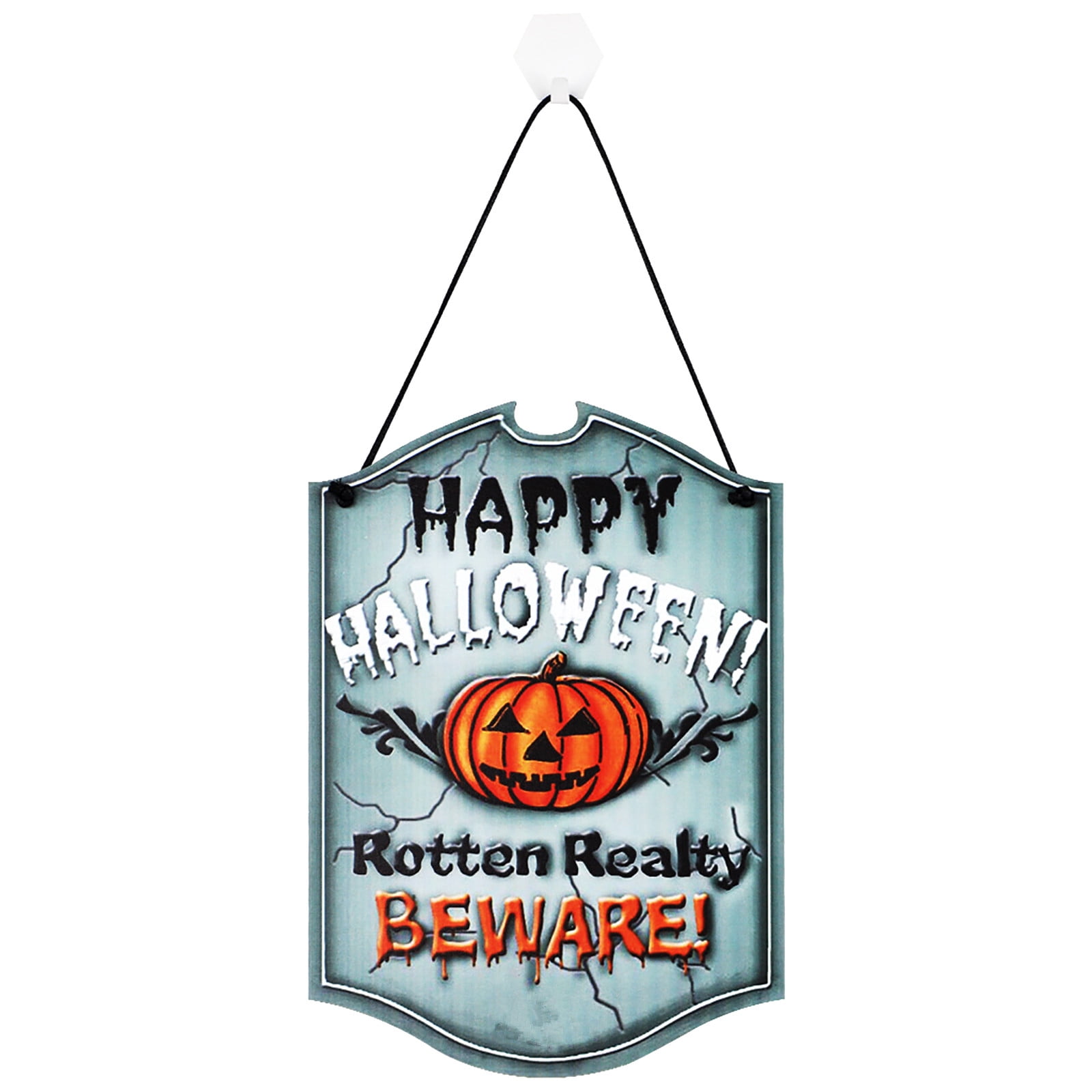 Herrnalise Halloween Pumpkin Witch Ghost Door Sign Hanging Sign in The ...