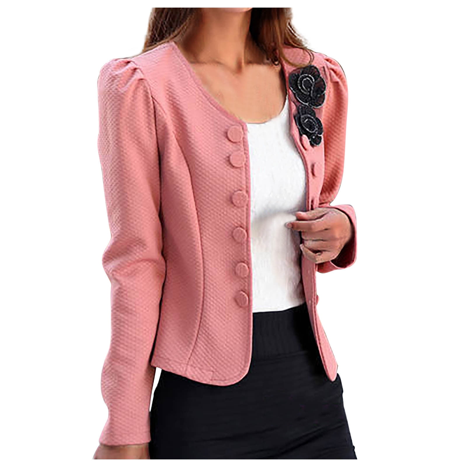 Herrnalise Jackets For Women Warm And Versatile Slim Fitting Double ...