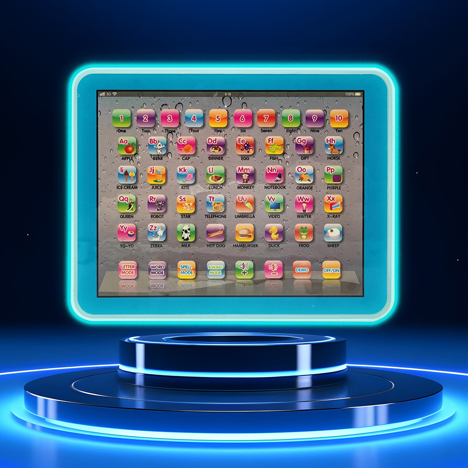 Herrnalise Kids Learning Pad Fun Kids Tablet Early Child Development ...