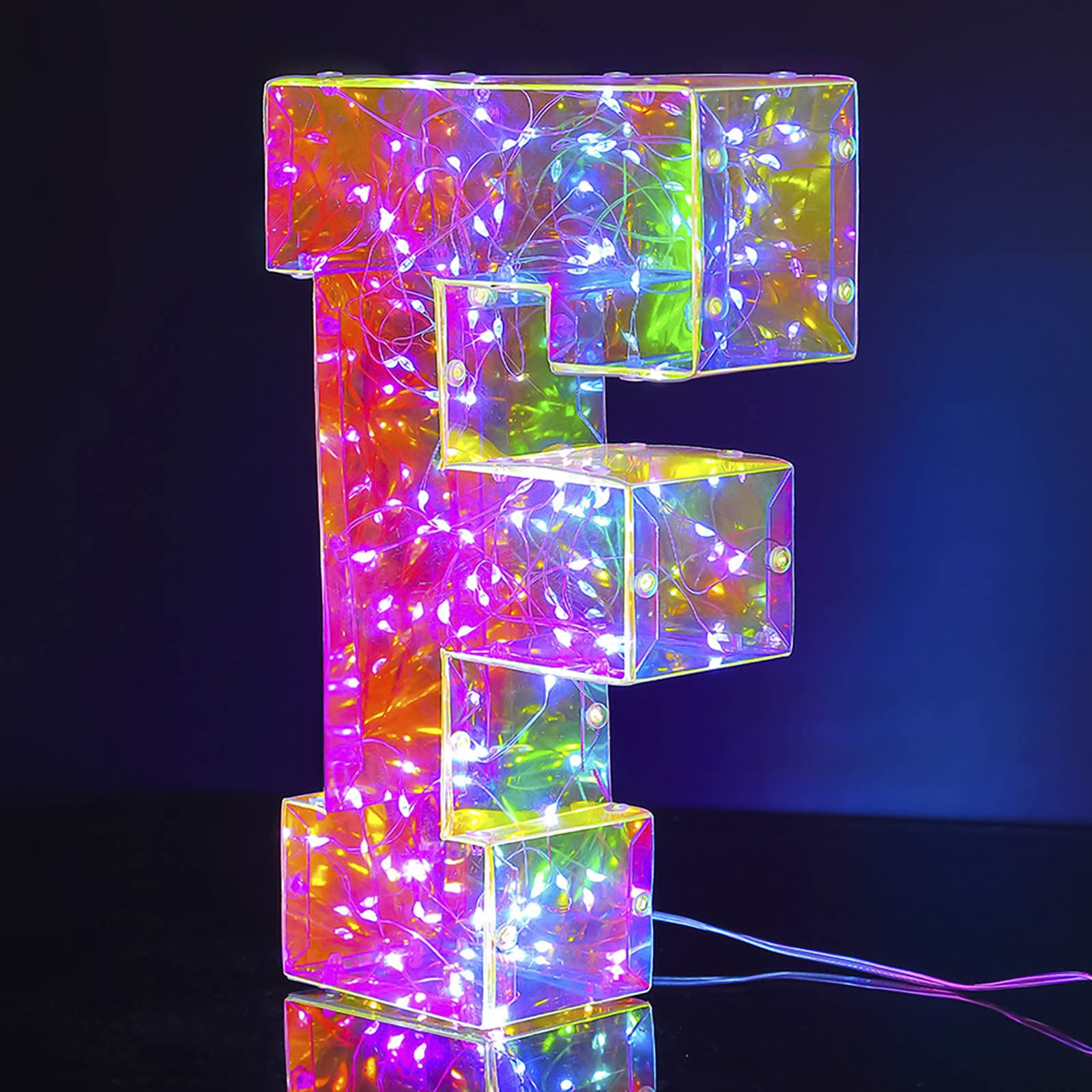 Herrnalise LED Letter Lights Sign,Colorful Alphabet Light with 105 LED ...