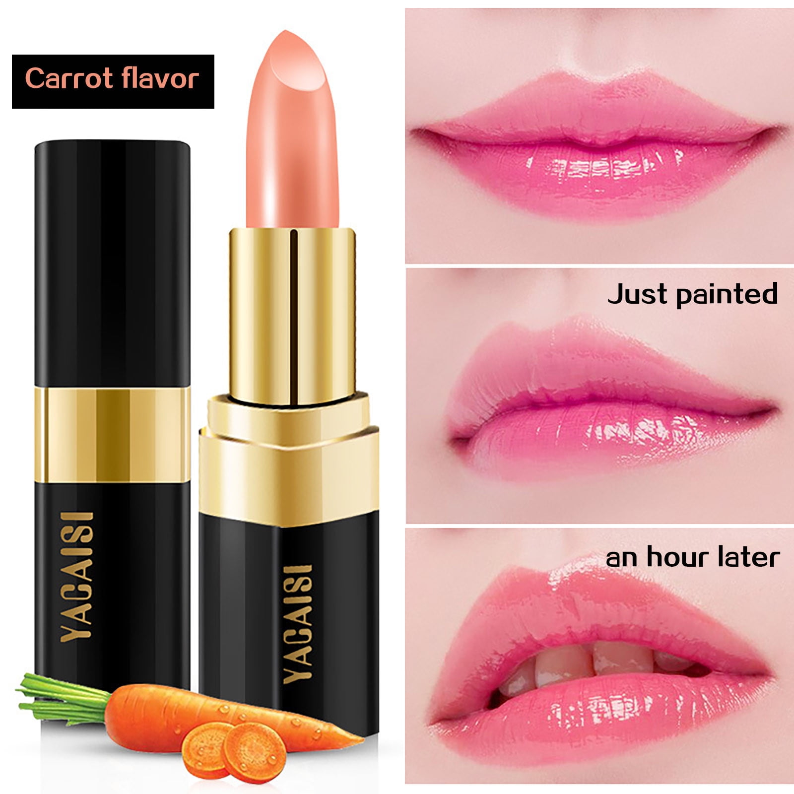 "Herrnalise Makeup Color Changing Lip Balm, Color Changing Lip Balm ...