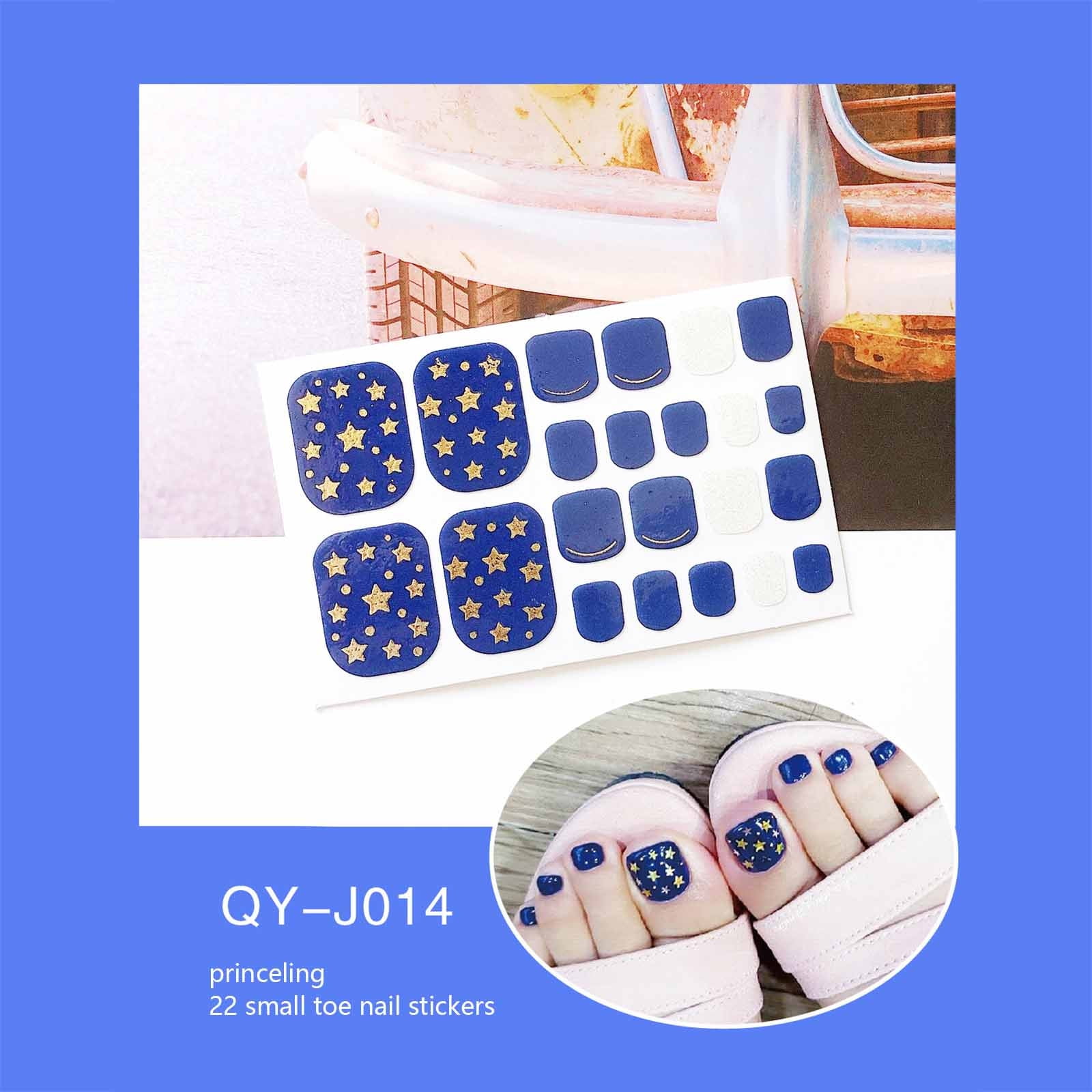 Herrnalise Marble Toe Nail Polish Strips Nail Art Stickers Decals for ...