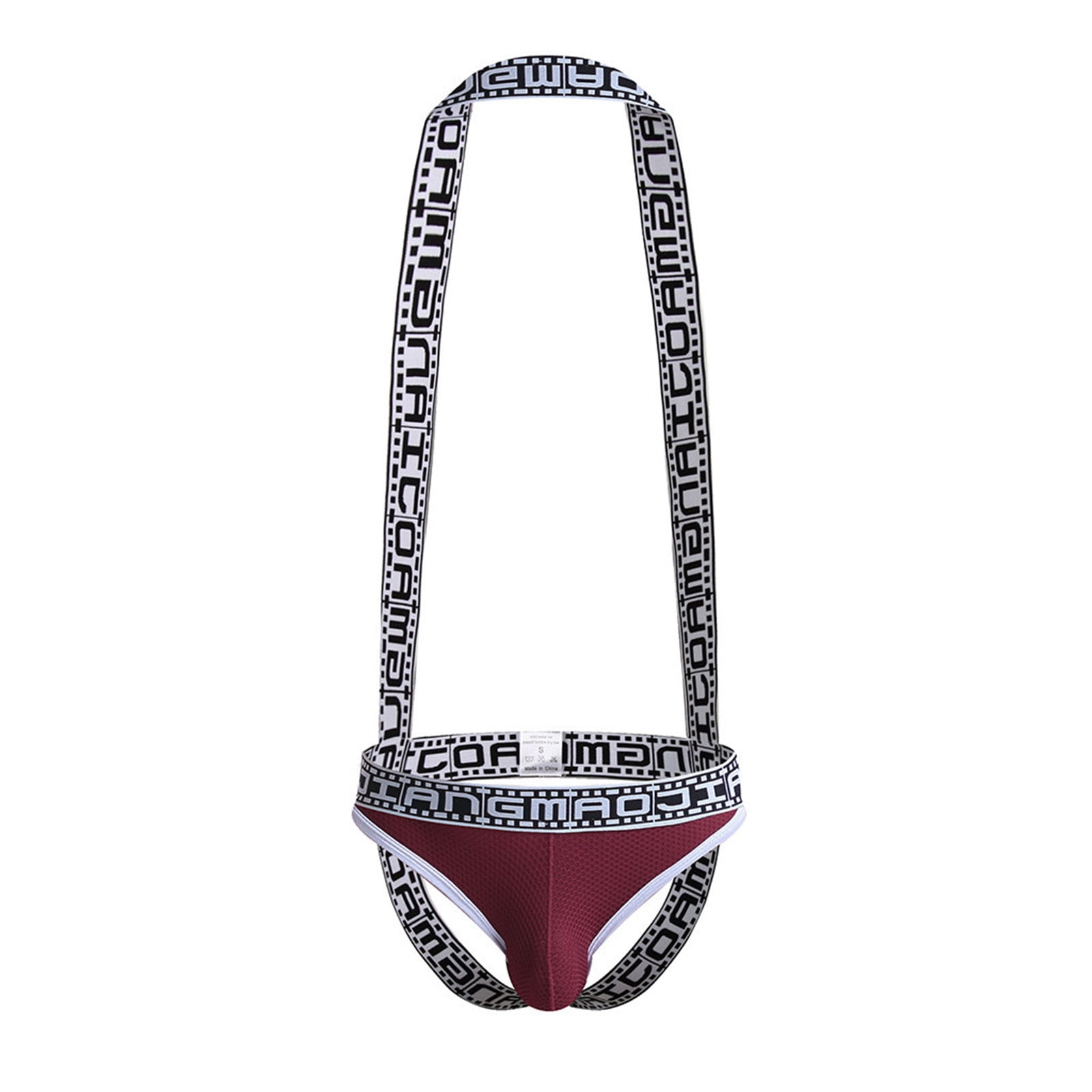 Mens Thongs QIFLY Men's Jockstrap Leotard Underwear Men's Suspender ...