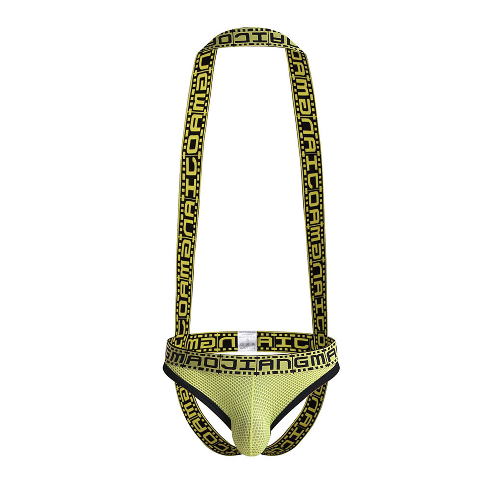 Herrnalise Men's Mesh Jockstrap Bodysuit Leotard Underwear Jumpsuits ...