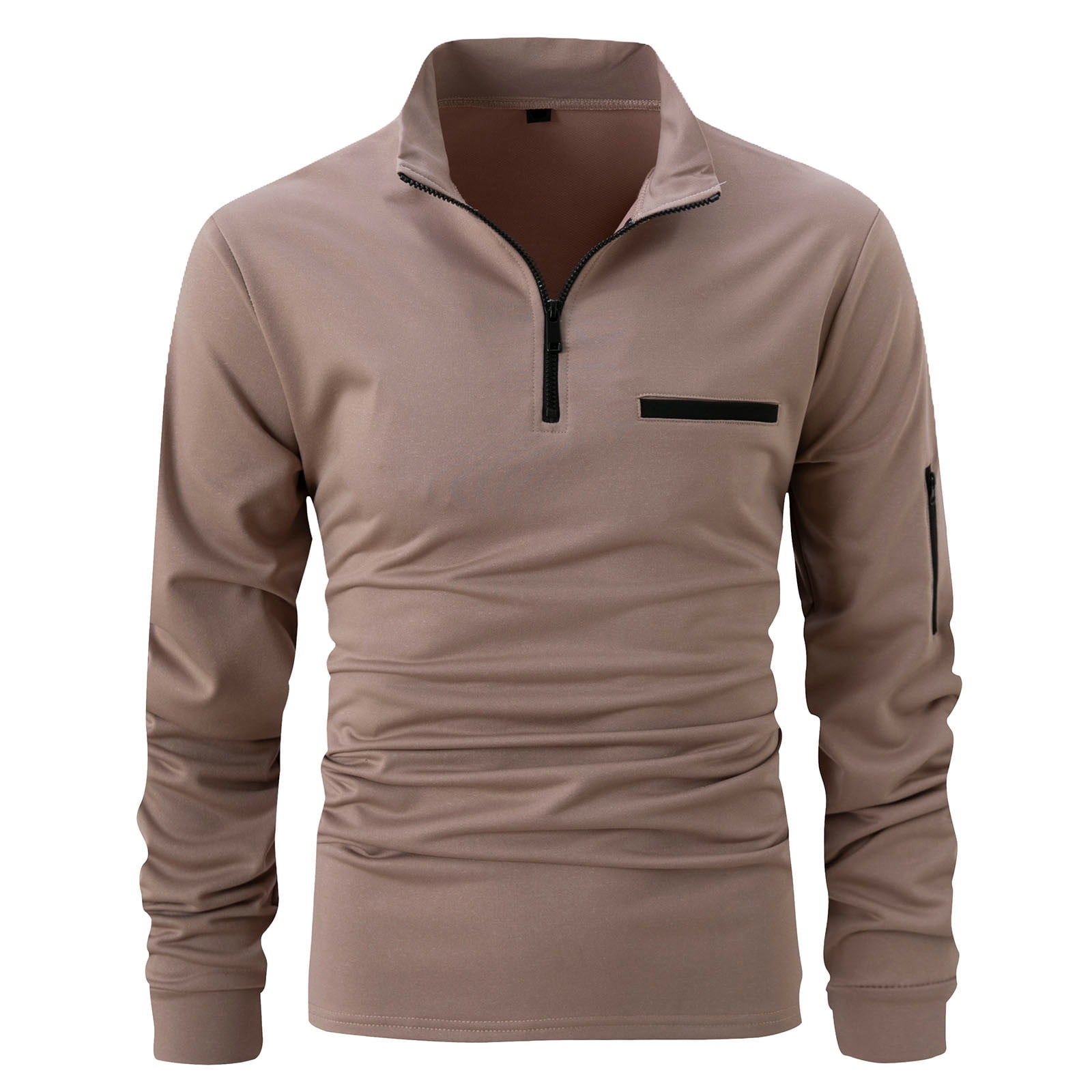 Herrnalise Men's Plaid Button Lapel Regular Thick Long Sleeved Shirt ...