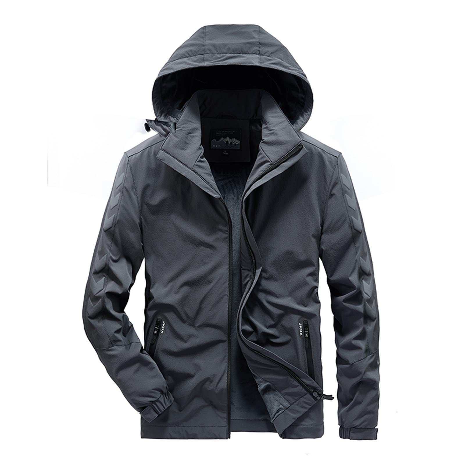 Herrnalise New Men's Stand Collar Casual Stretch Jacket Outdoor ...