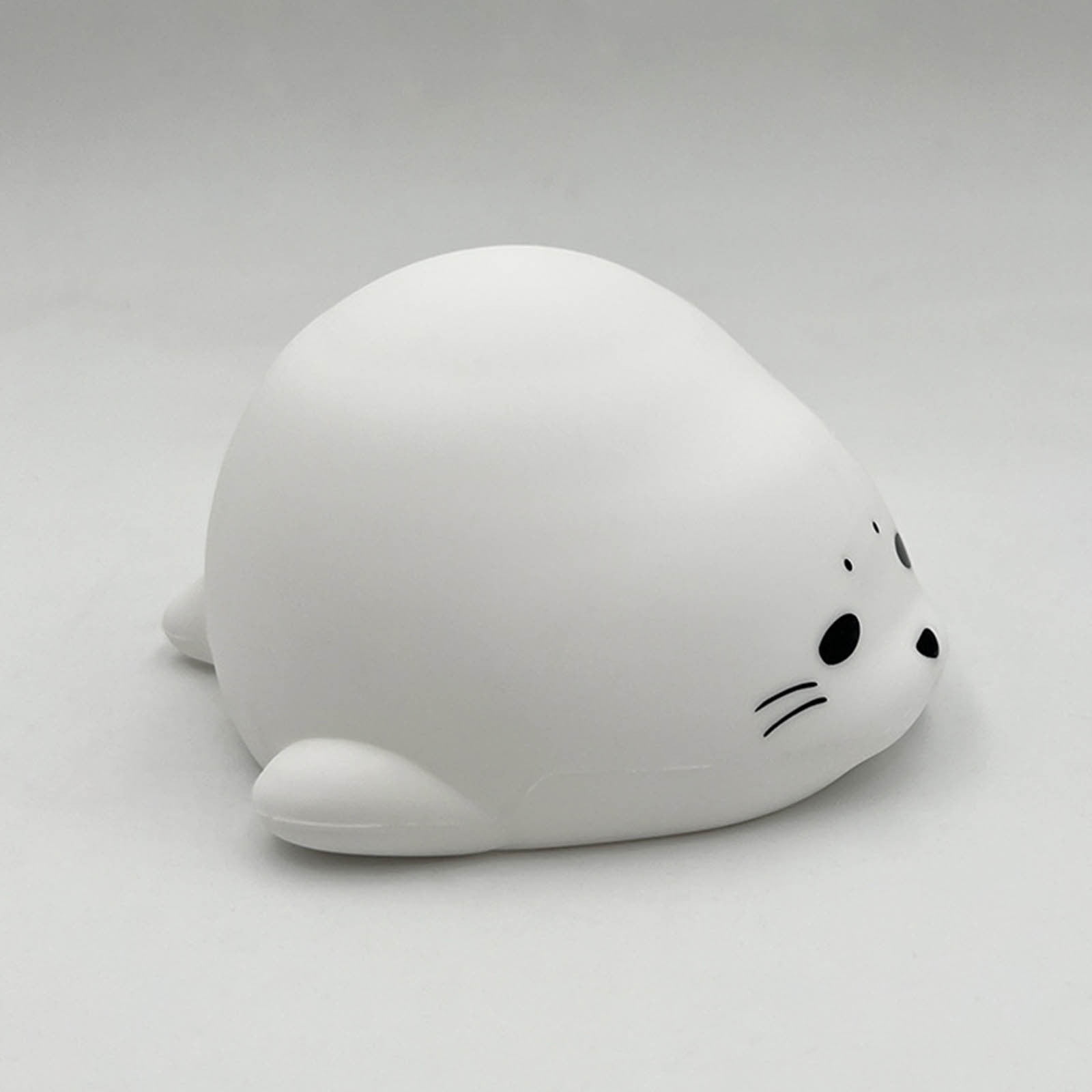 Herrnalise Night Light, Double Color LED Seal Lamp, Cute Silicone Seal ...