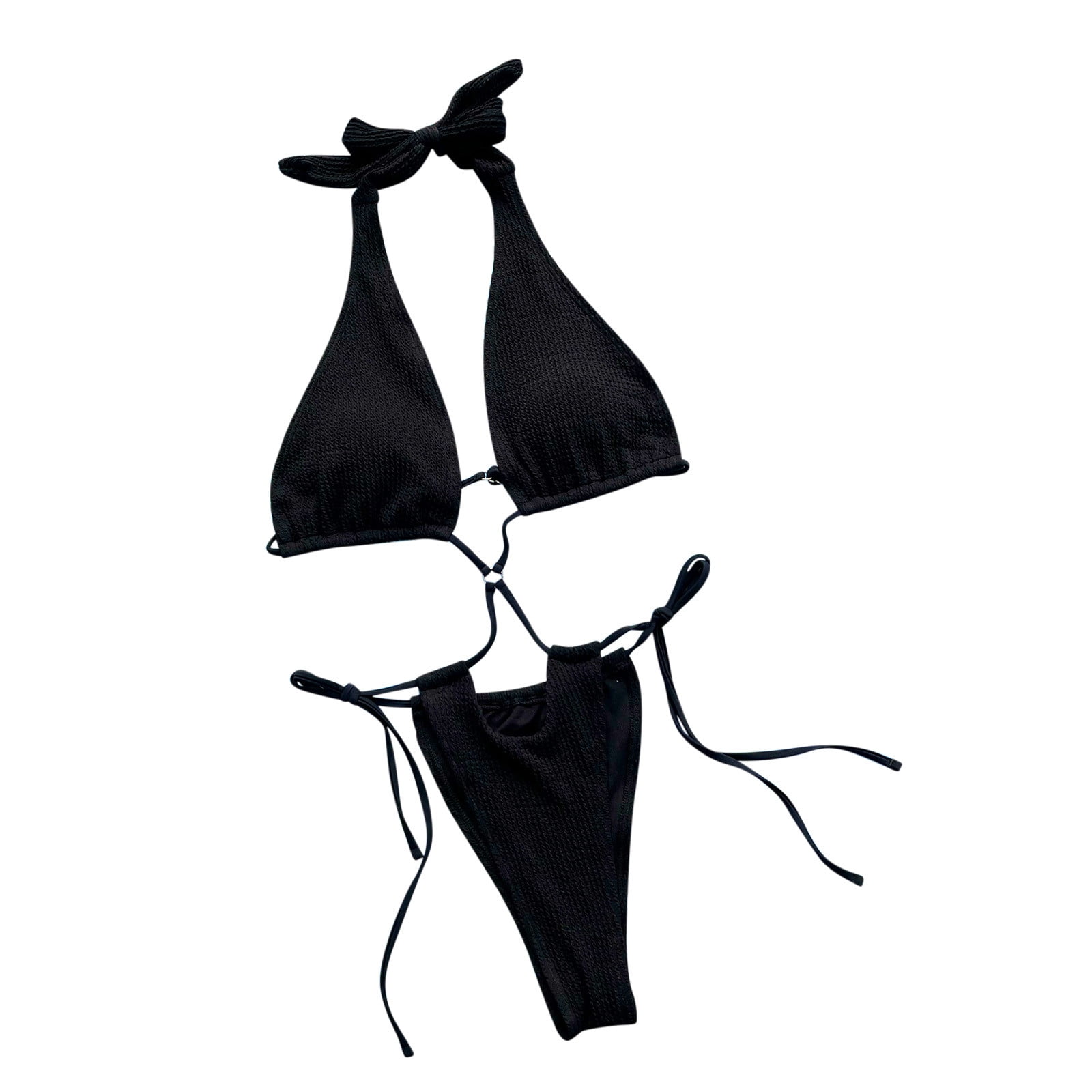 Herrnalise One Piece Bathing Suit for Women Cut Out Front CrossHanging ...