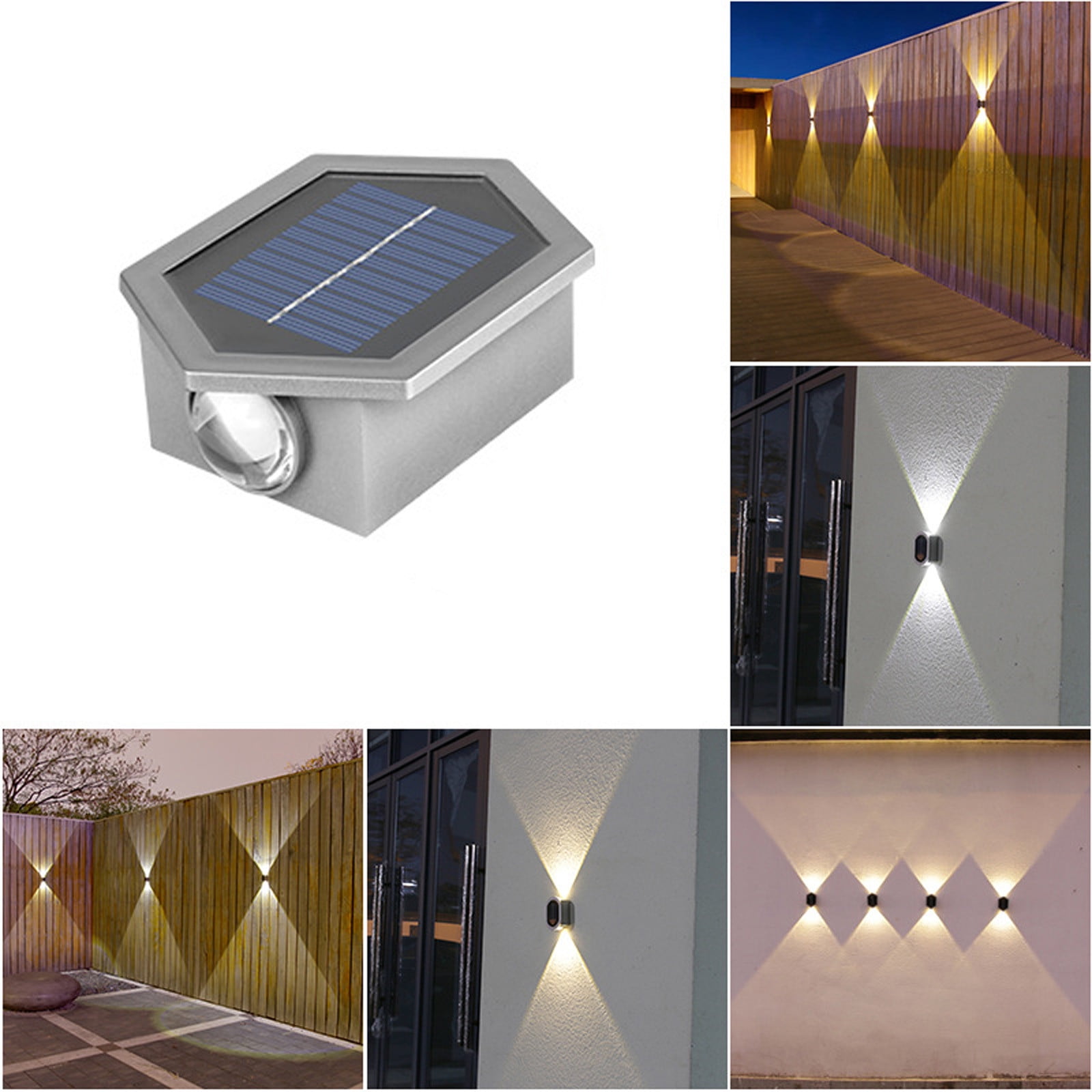 Herrnalise Outdoor Wall Lights, Up and Down LED Porch Lights ...