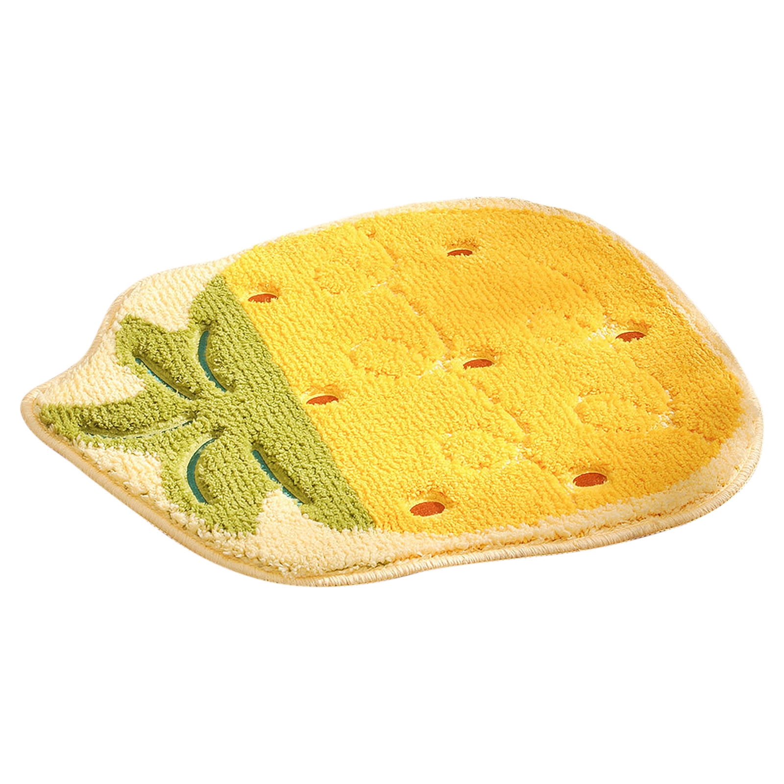 Herrnalise Pineapple Shaped Bathroom Rugs,Fruits Bath Rug for Room ...