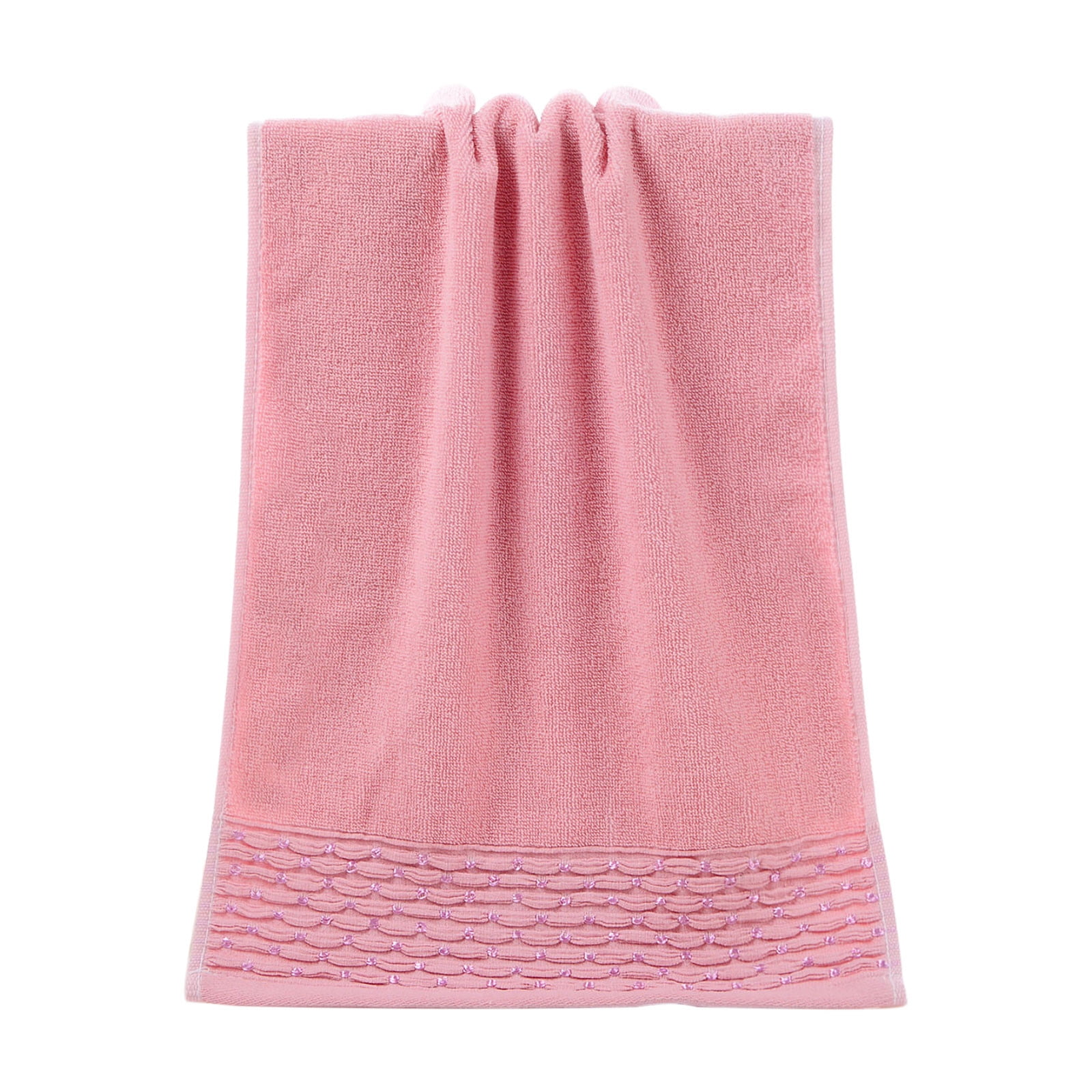 Herrnalise Pure Cotton Solid Color Luxury Washcloth Towel for Bathroom ...