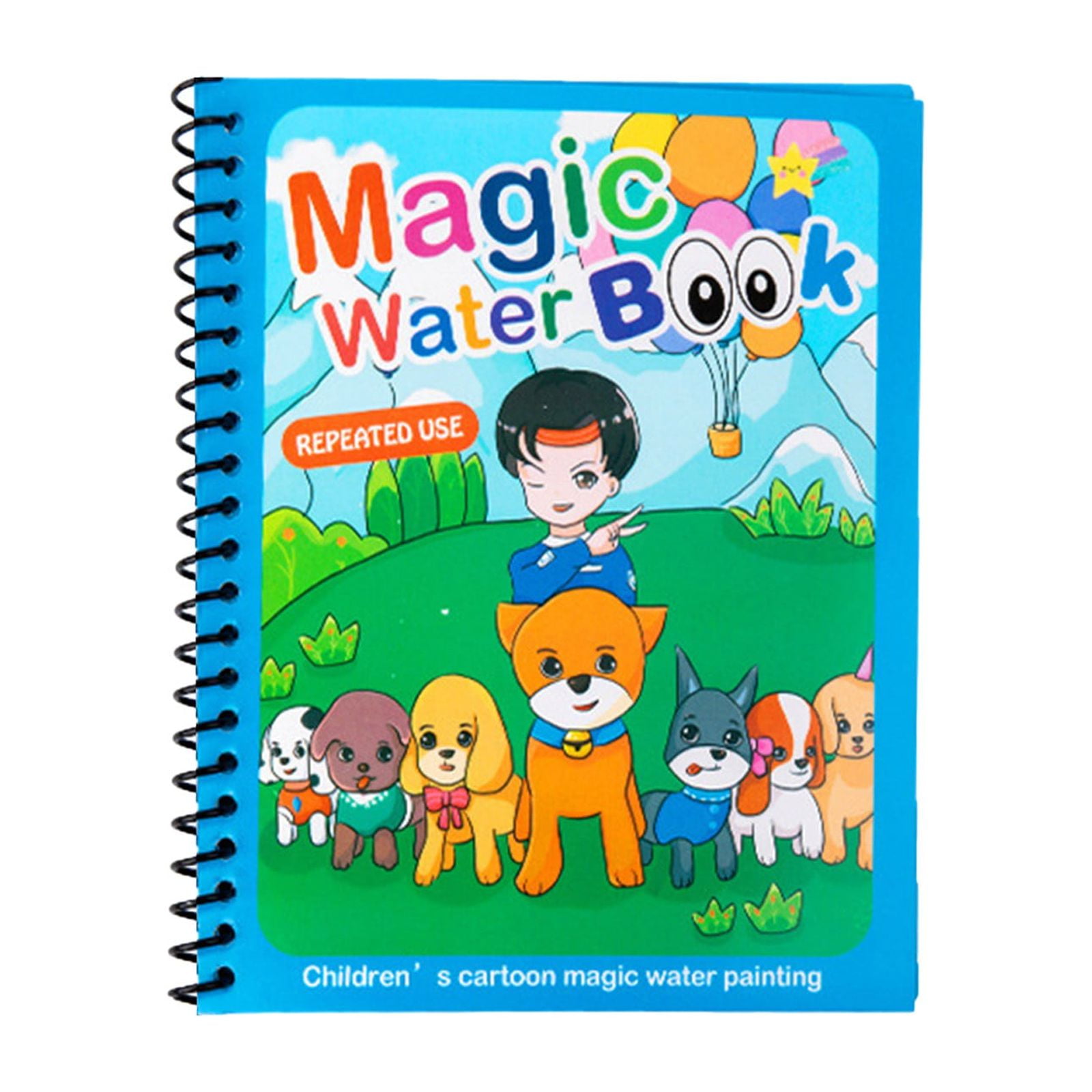 Herrnalise Reusable Water Coloring Books for Toddlers,Water Coloring ...