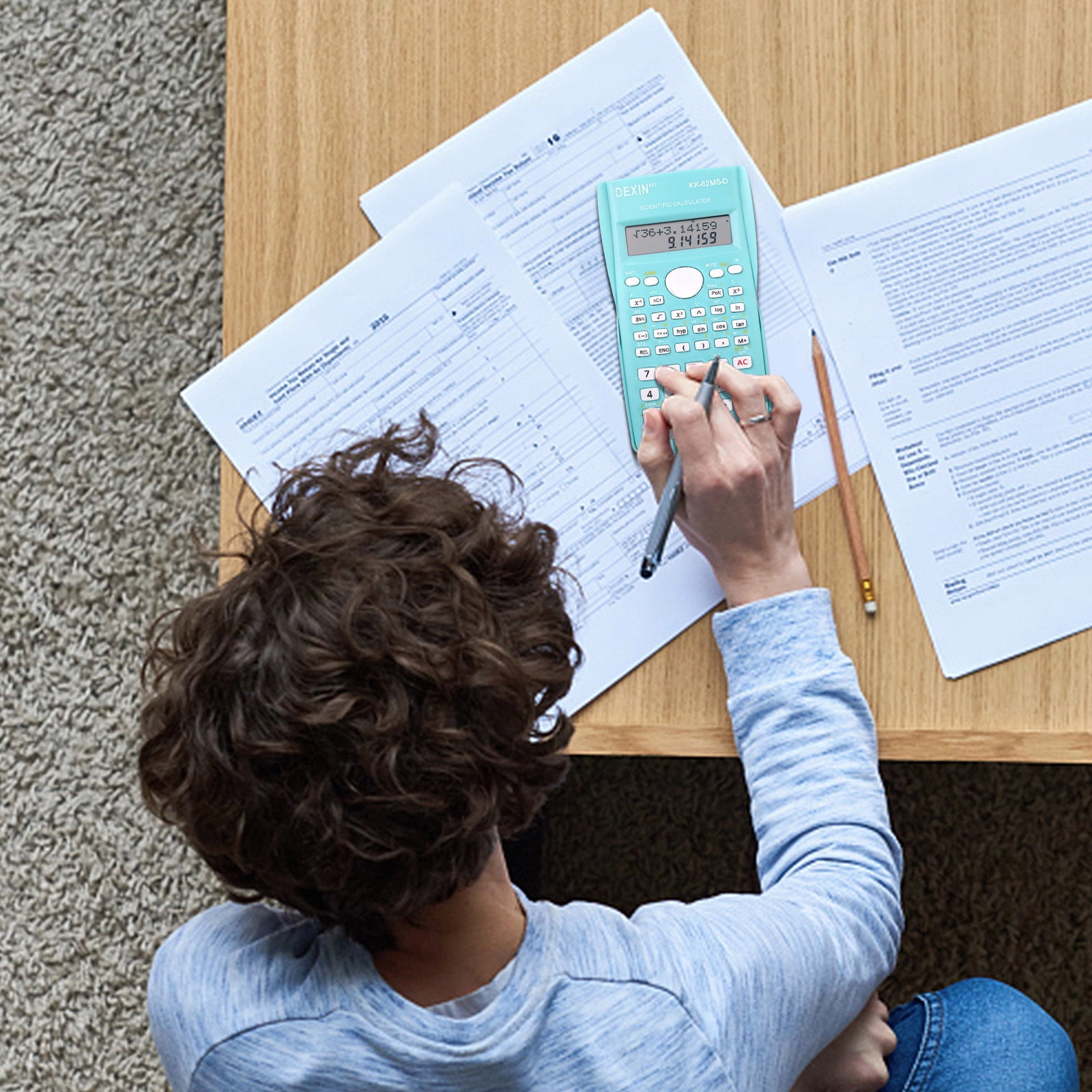 Herrnalise Scientific Calculator,2 Line,Calculator Scientific,Fraction ...