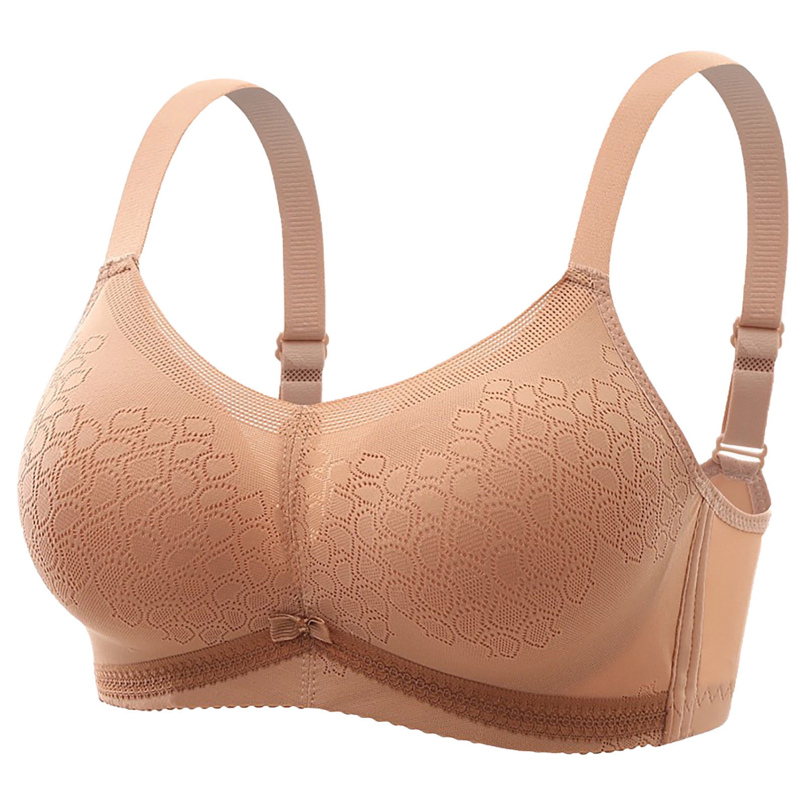 Herrnalise Seamless Mesh Lace Lingeri Bras for Women Wirefree ...