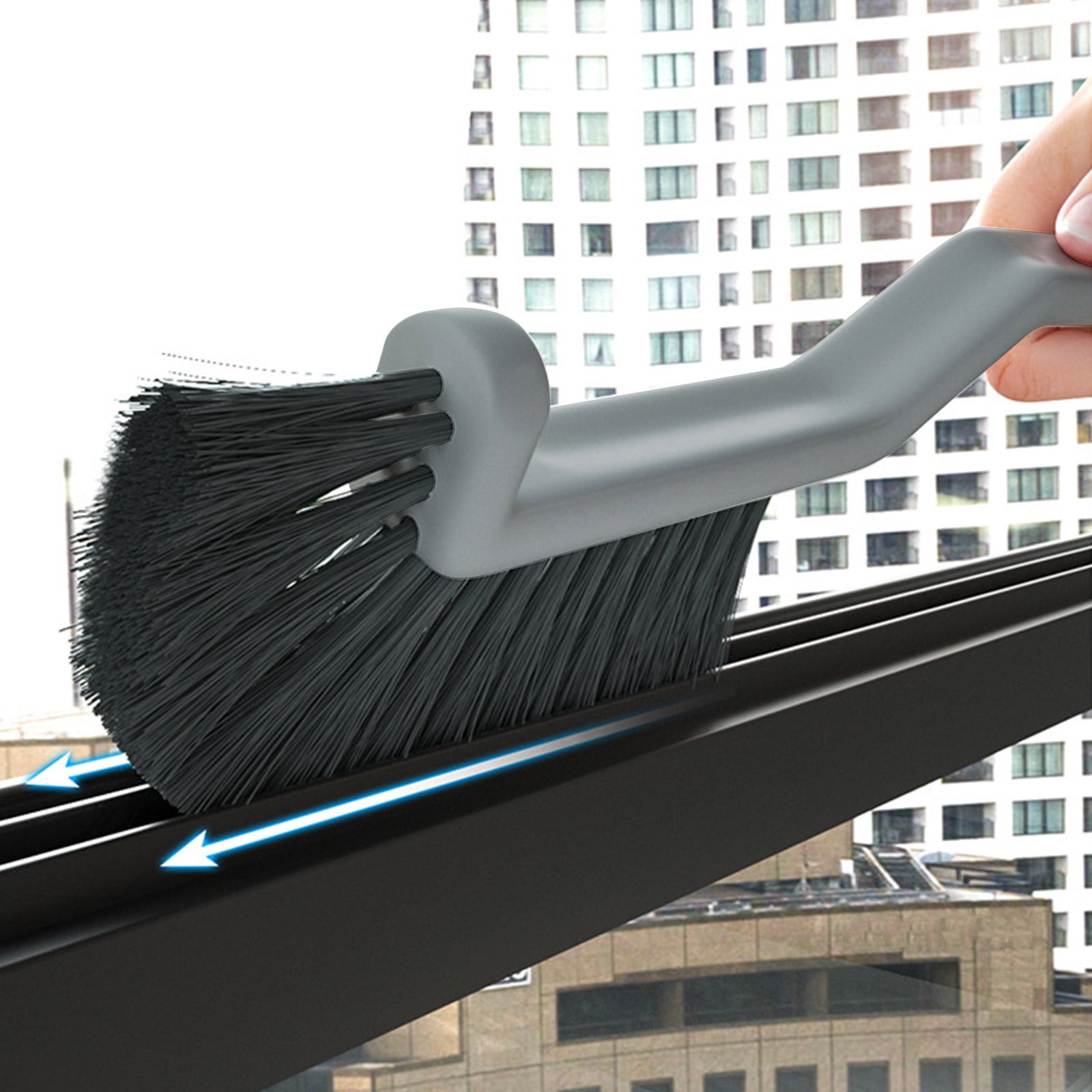Herrnalise Sliding Window Track Cleaning Brush - Window Groove Cleaning ...