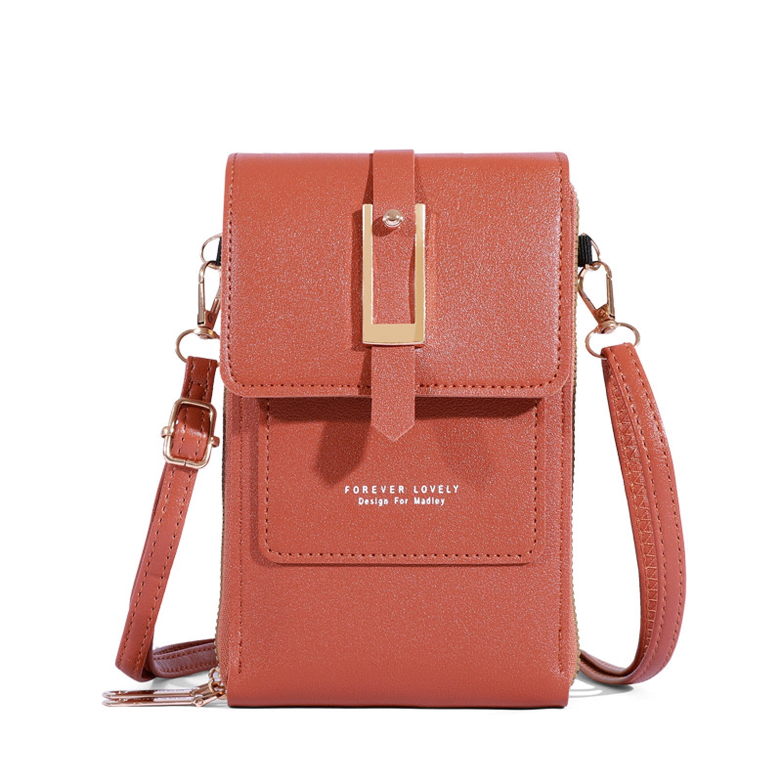 Herrnalise Small Crossbody Bag Cell Phone Purse Wallet Leather Card ...