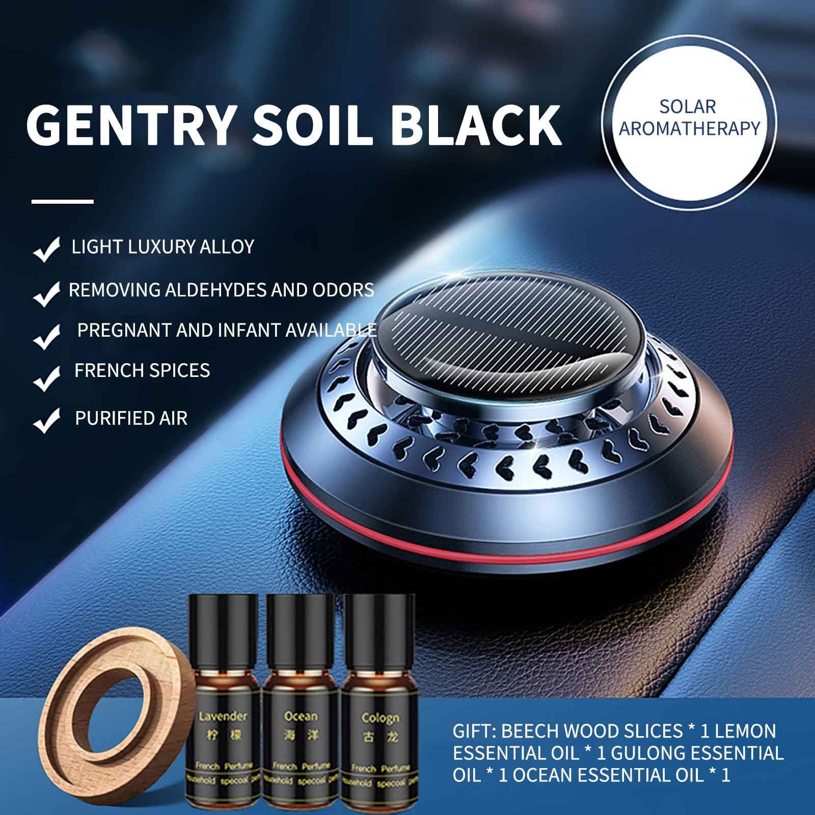 Herrnalise Solar Rotating Car Air Freshener,Car Aromatherapy Diffusers ...