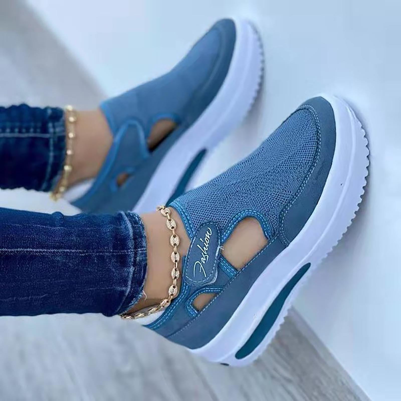 Herrnalise Spring And Summer New Casual Shoes Women's Flat Breathable ...