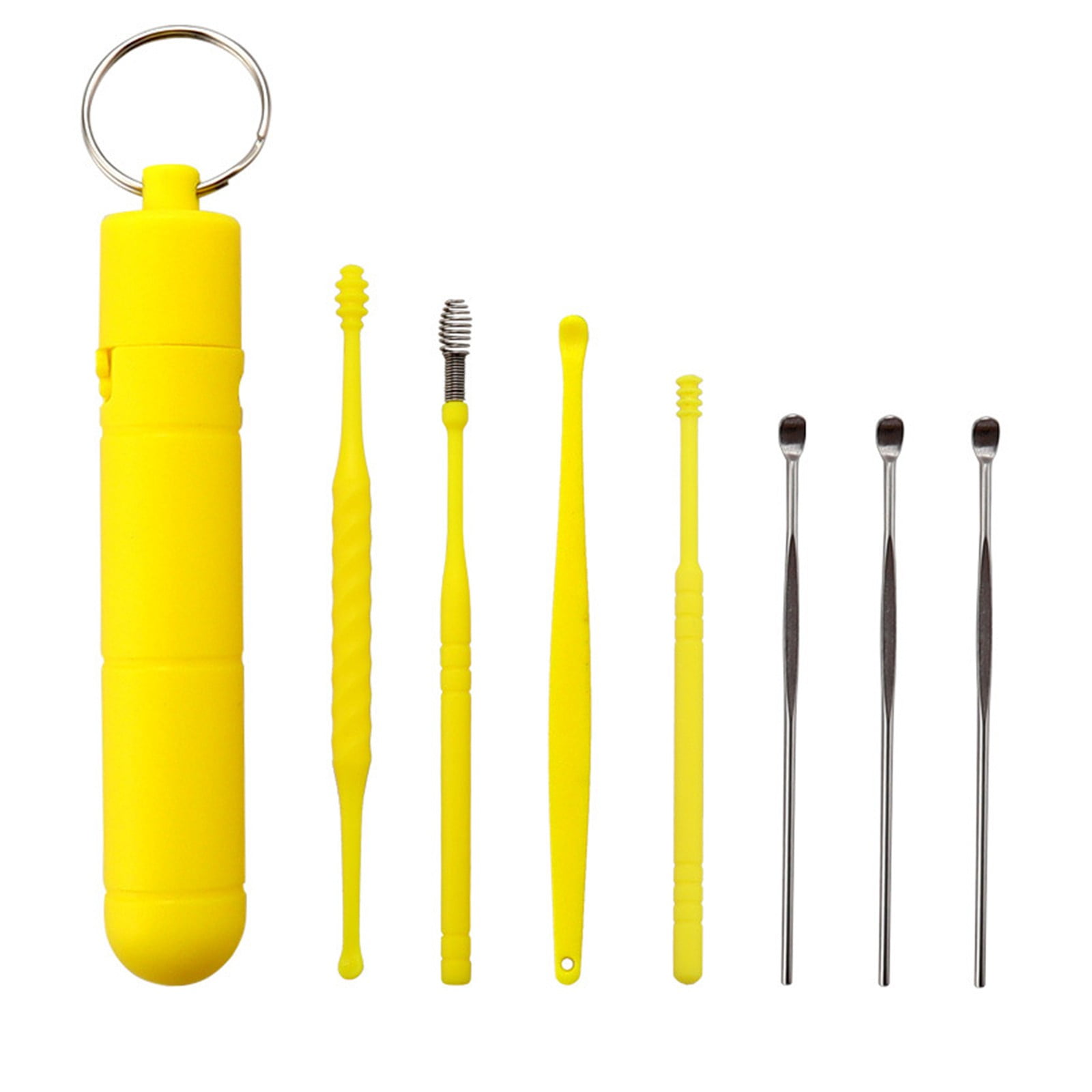 "Herrnalise Spring Ear Wax Cleaner Tool Set - Portable Ear Wax Cleaning ...