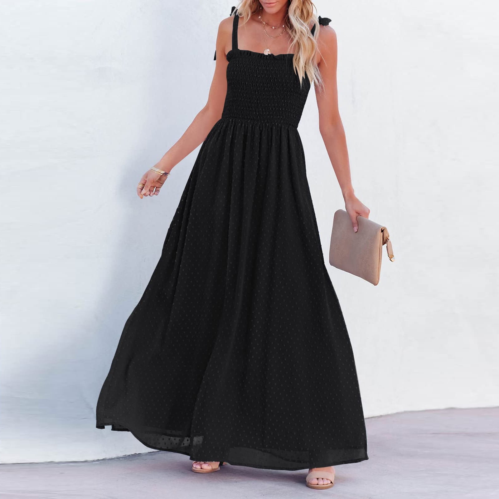 Herrnalise Summer Dresses for Women 2024 Trendy Elegant Sleeveless ...