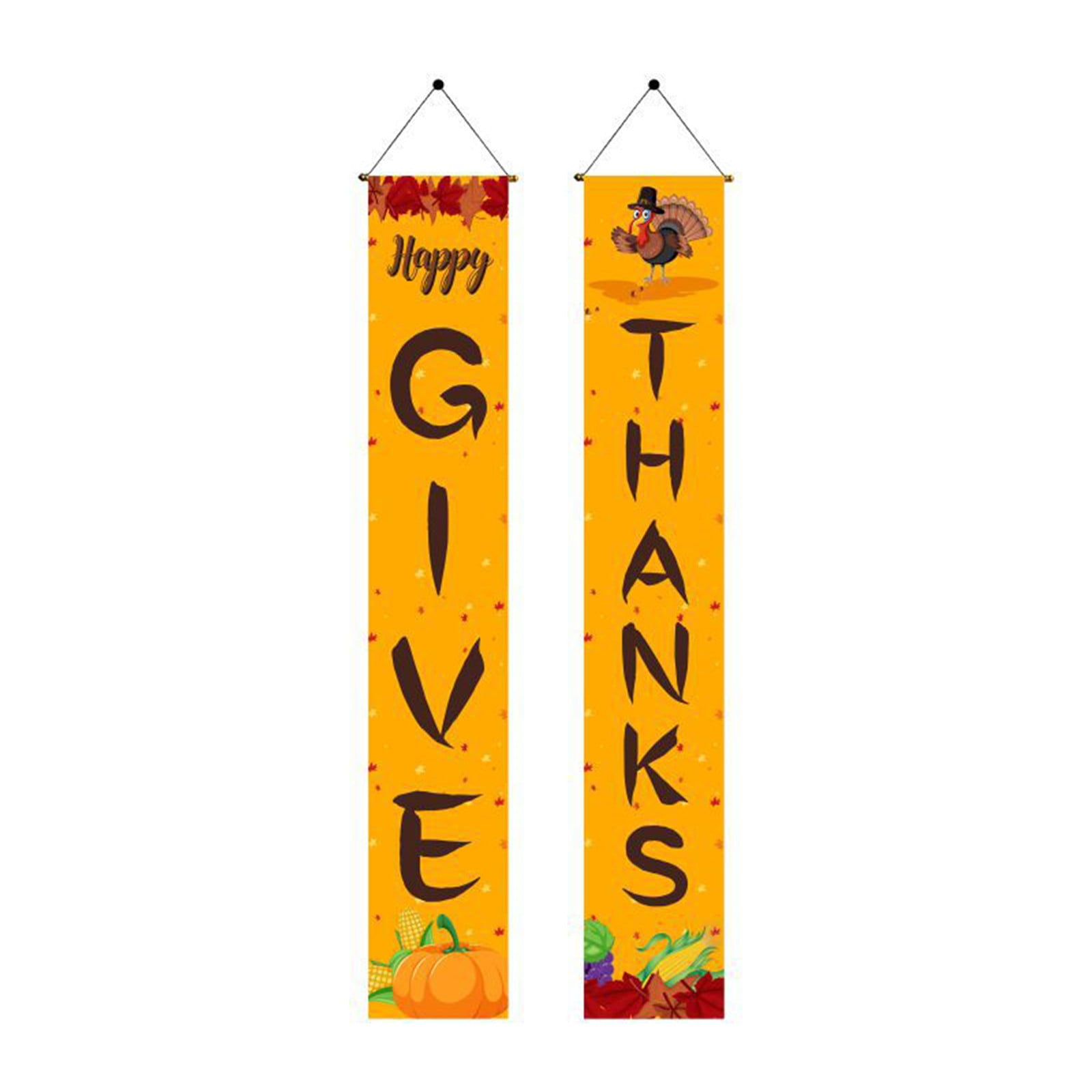 Herrnalise Thanksgiving Door Banner - 71x12 Inch|Thanksgiving Door ...