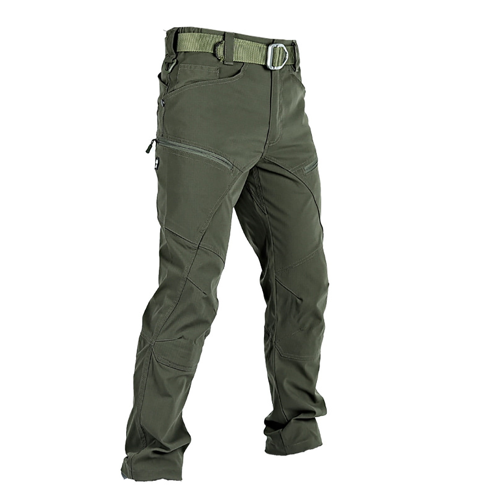 Herrnalise Thicken Mens Winter Fleece Lined Cargo Pant Windproof ...