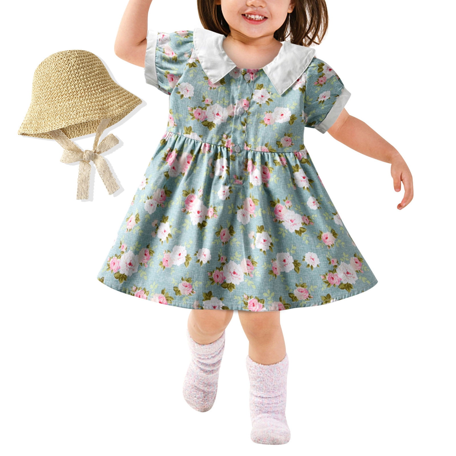 Herrnalise Toddler Baby Little Girls Spring Summer Polka Dots Print ...