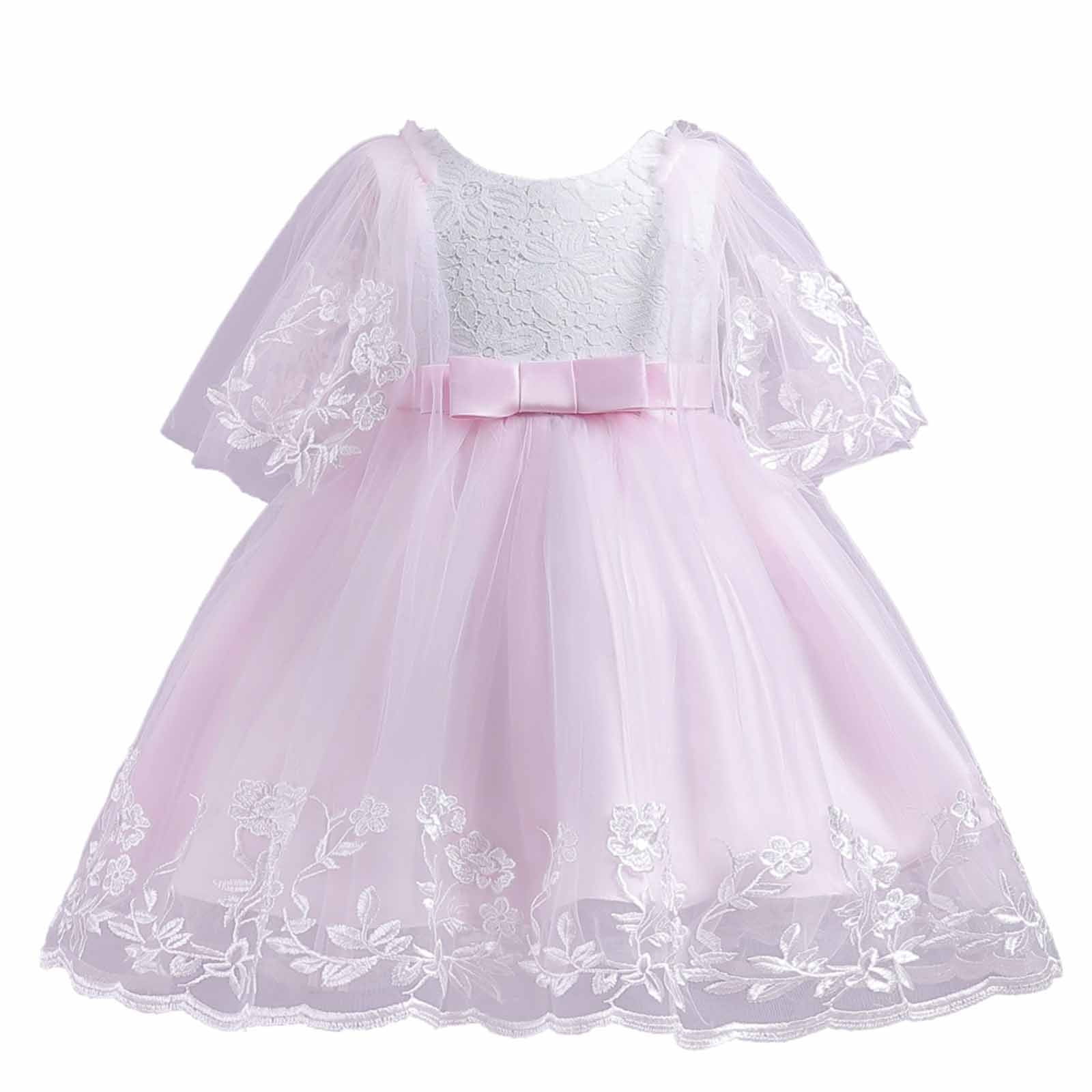 Herrnalise Toddler Children Elegant Embroidered Lace Princess Floral ...
