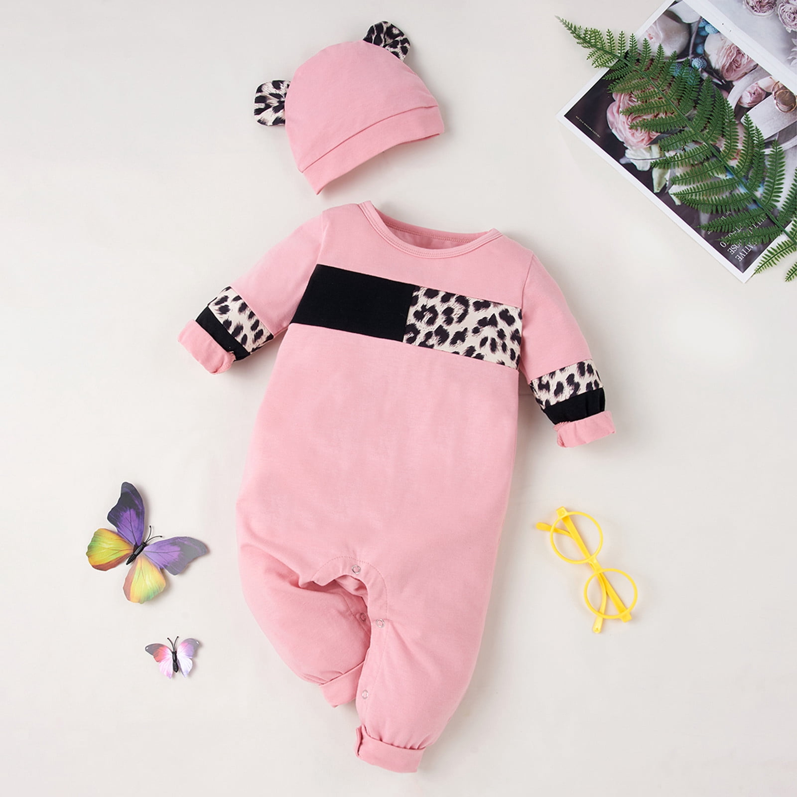 Herrnalise Toddler Girls Kids Jumpsuit One Piece Newborn Infant Baby ...