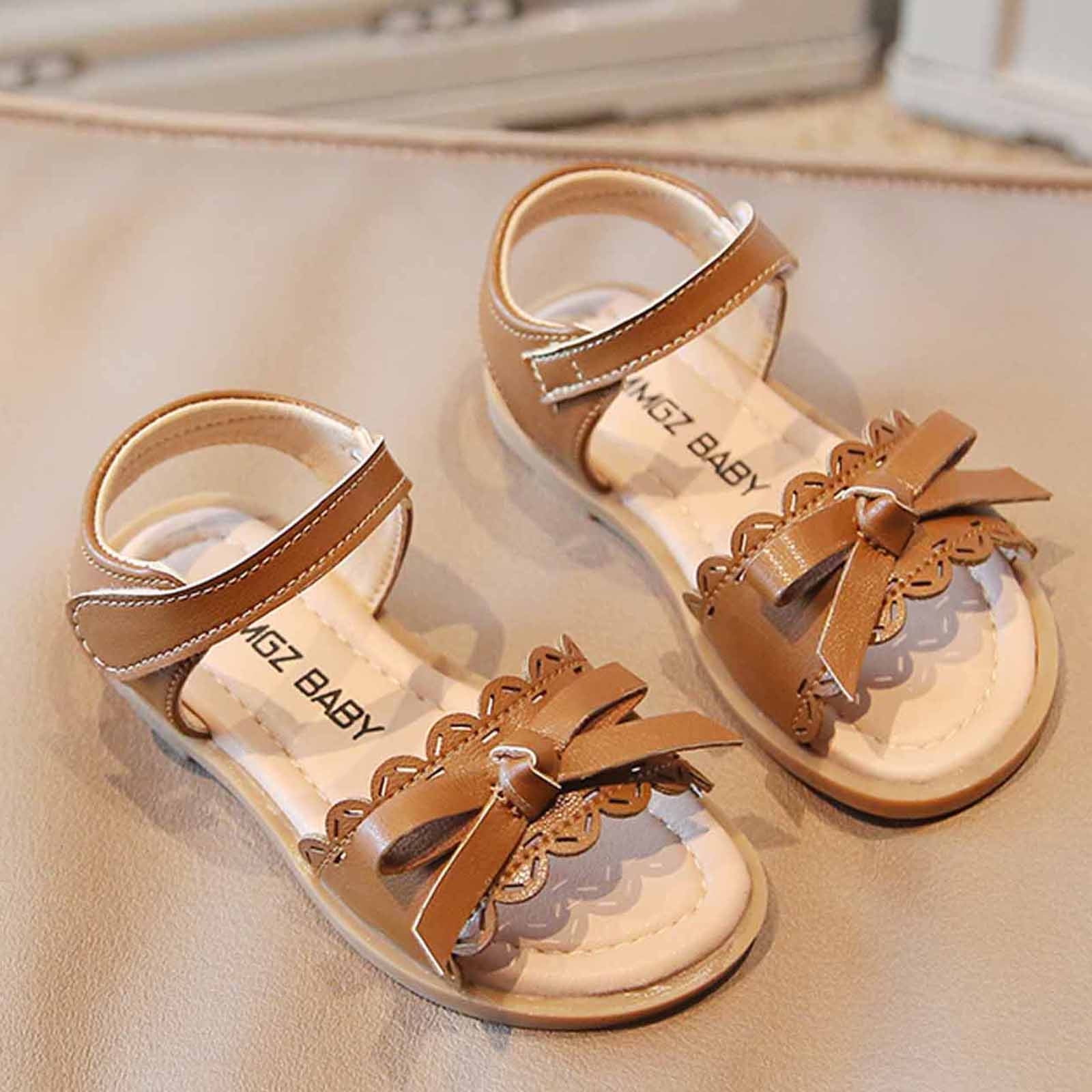 Herrnalise Toddler Girls Sandals Lightweight & Durable Comfort Open Toe ...