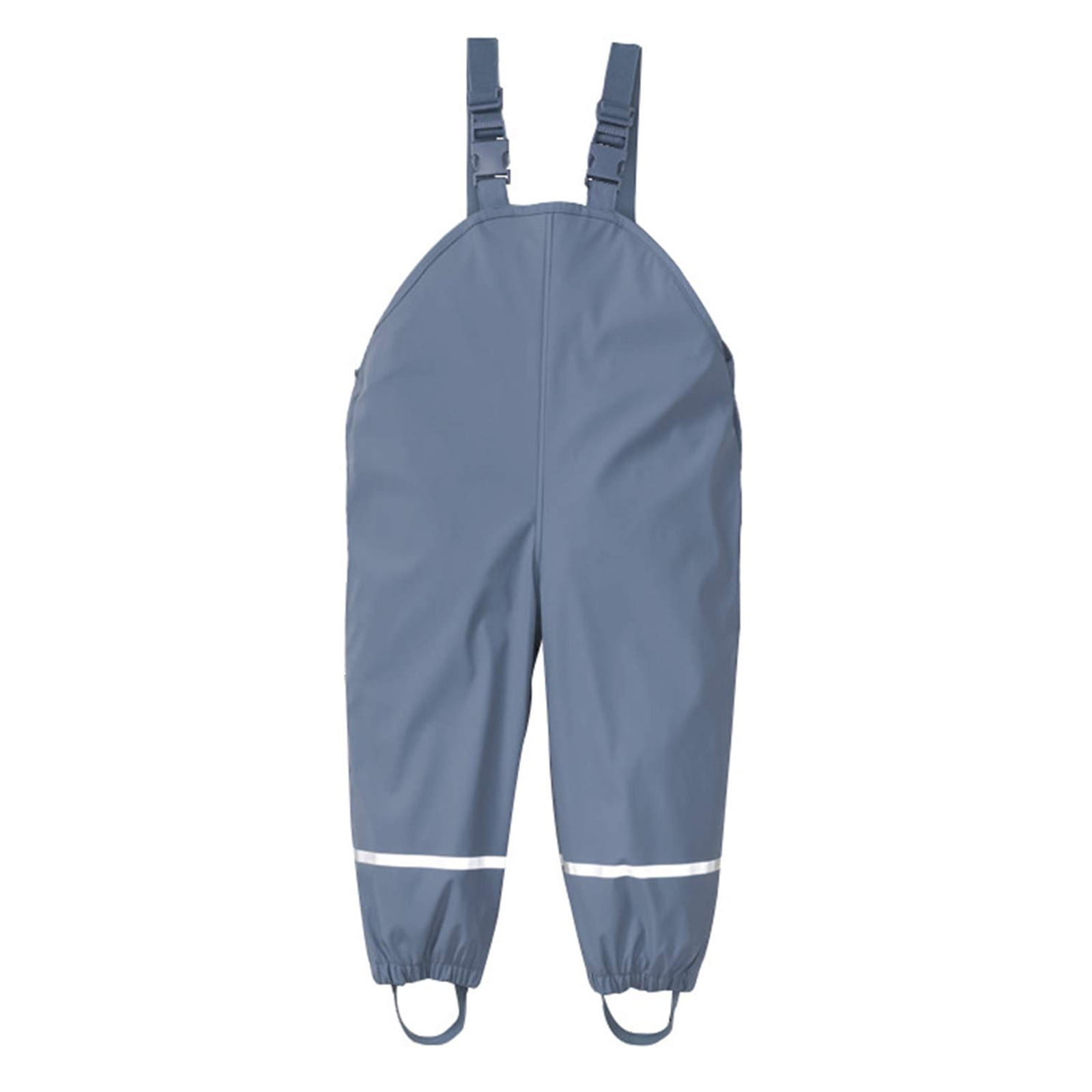 SDJMa Toddler Kids Solid Rain Dungarees Windproof Waterproof Mud ...