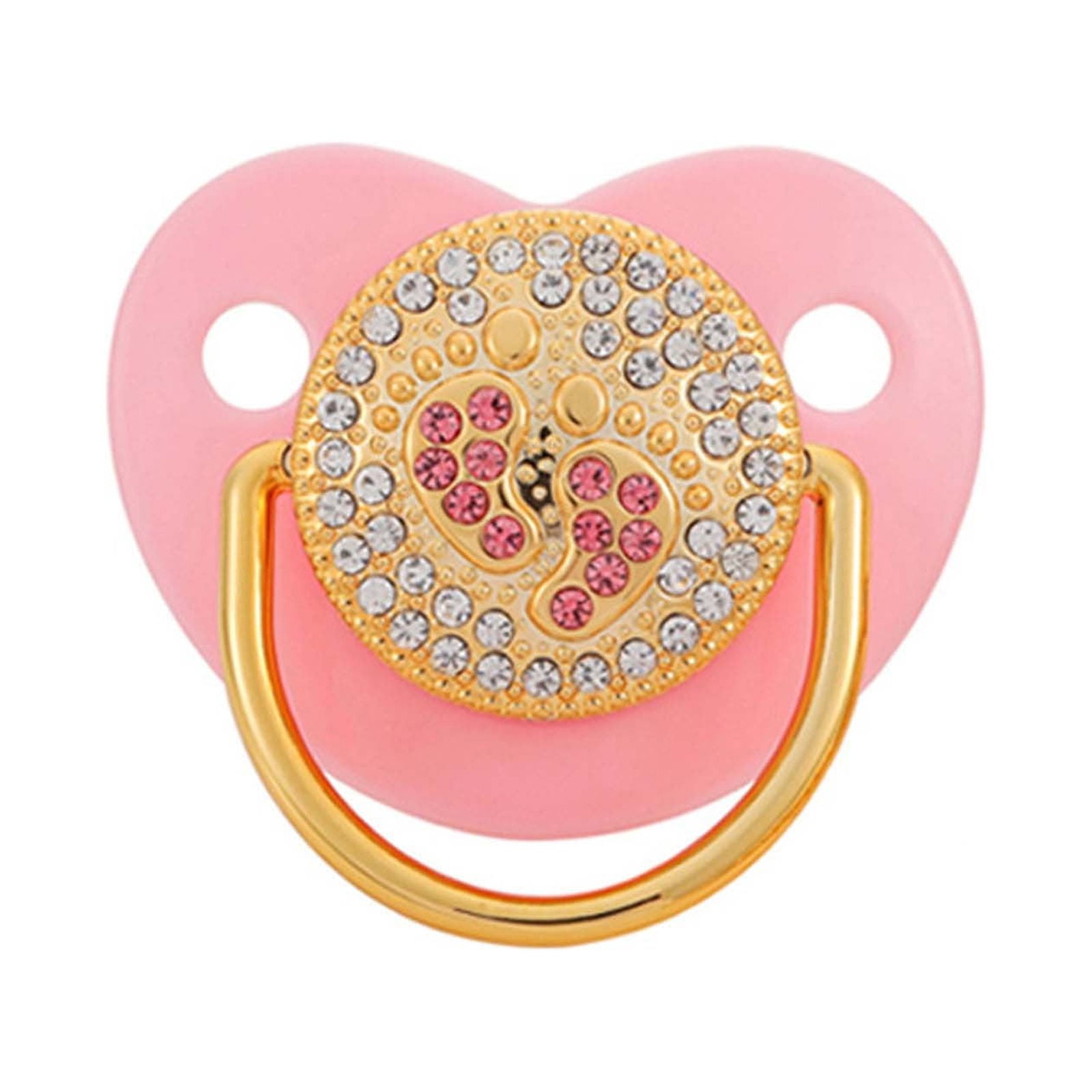 Herrnalise Ultra-Light Silicone Pacifier Newborn Baby Weaning Pacifier ...