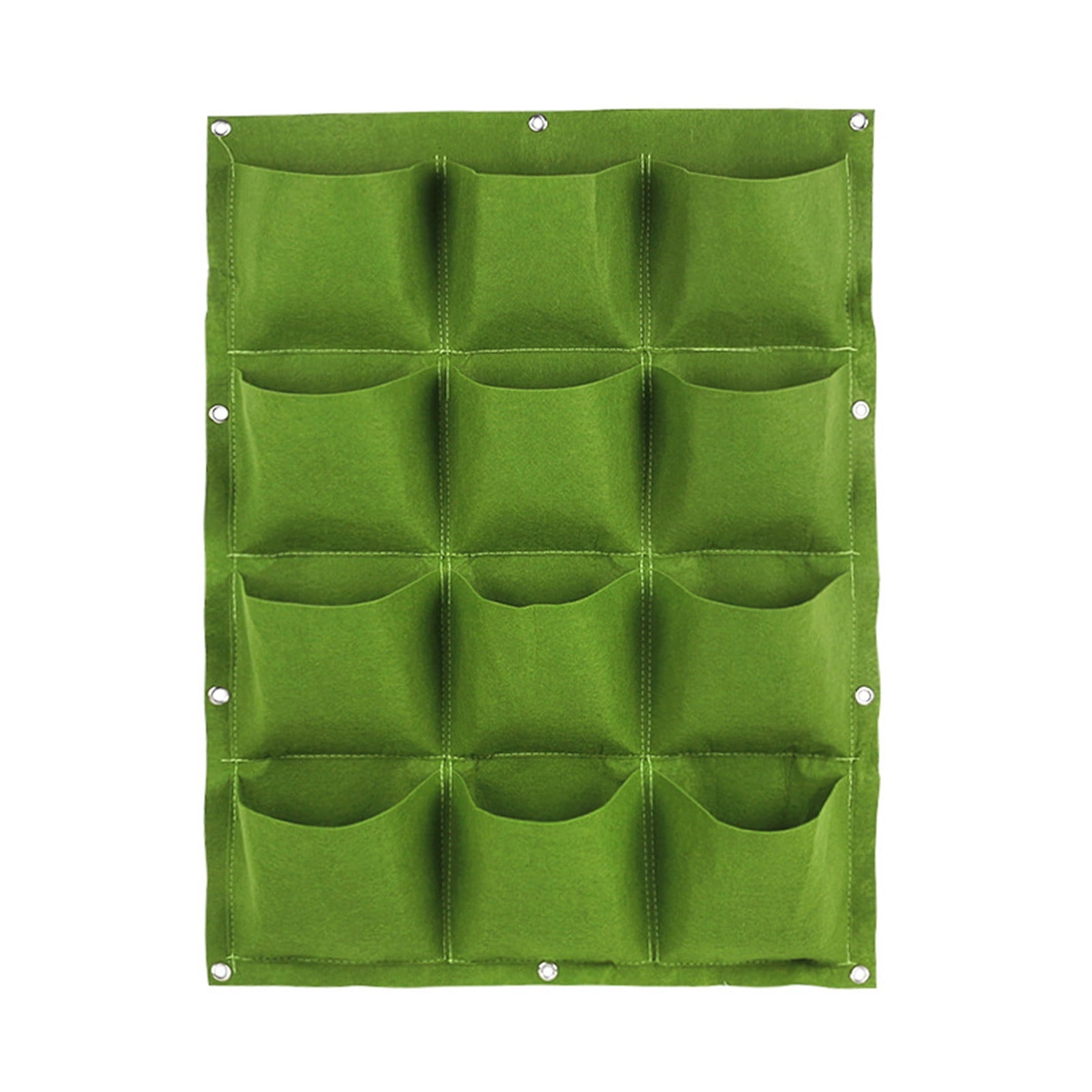 Herrnalise Vertical Hanging Outdoor Wall Planter with 12 Felt Pockets ...