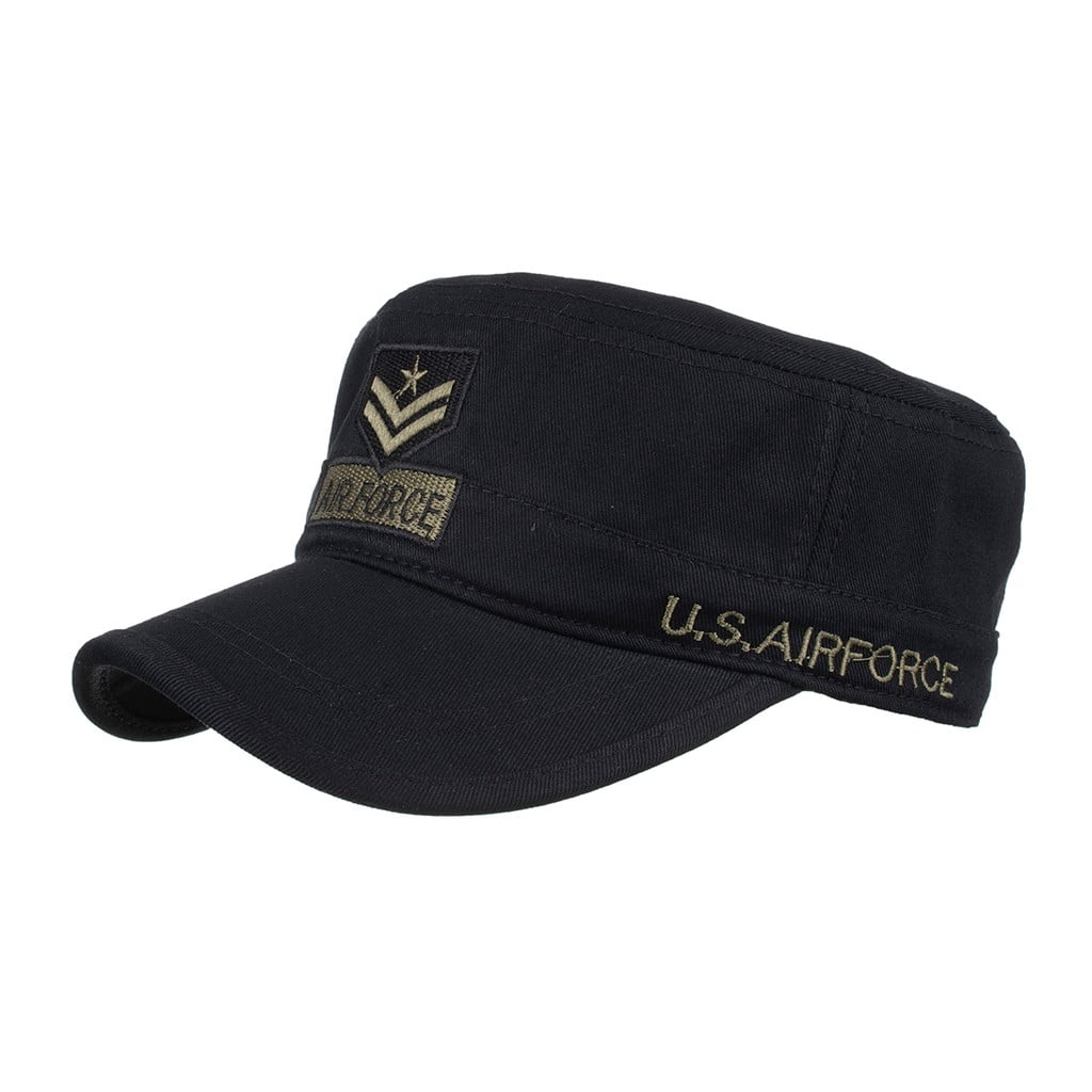 Herrnalise Washed Cotton Military Caps Cadet Caps Unique Design Vintage ...