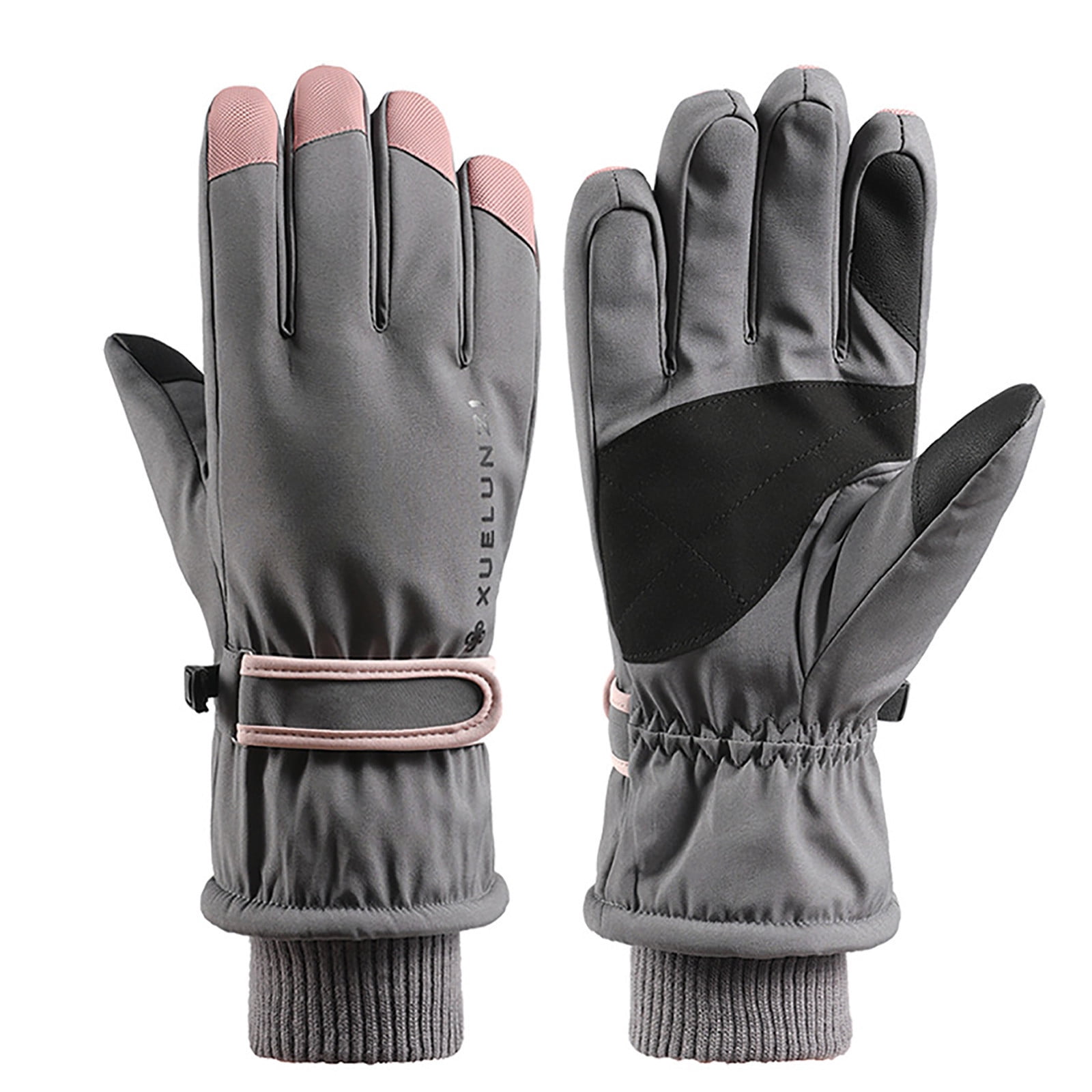 Herrnalise Waterproof Ski Gloves Winter Warm 3M Thinsulate Snow Gloves ...