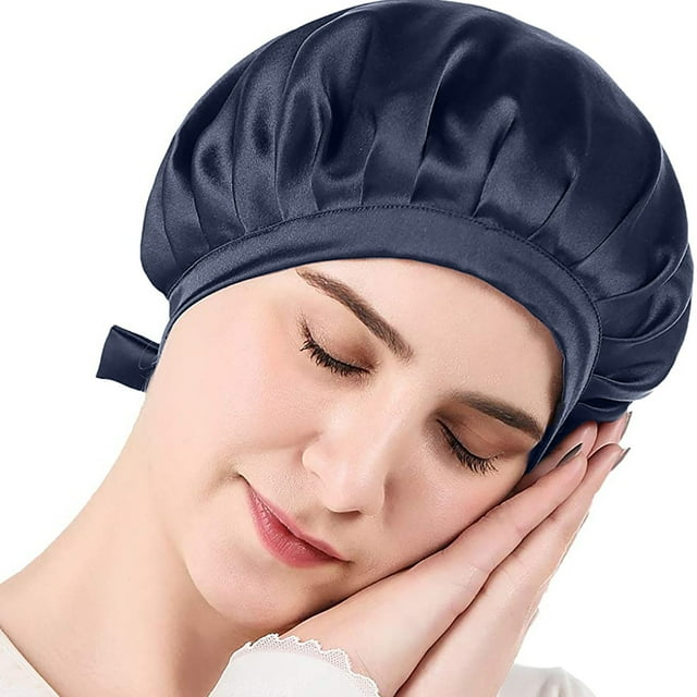 Herrnalise Women Adjustable Long Hair Night Cap For Housework And After ...