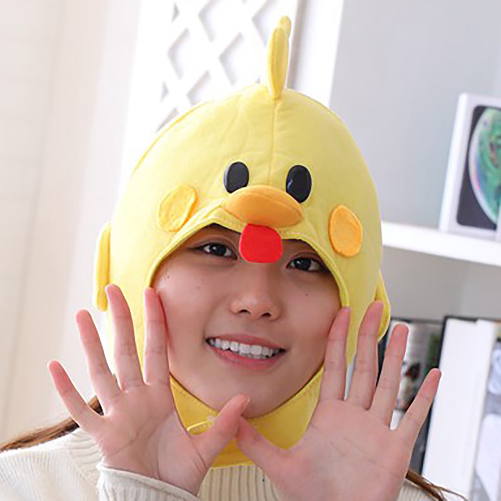 Herrnalise Women's Autumn And Winter Girl Heart Cute Plush Chick ...